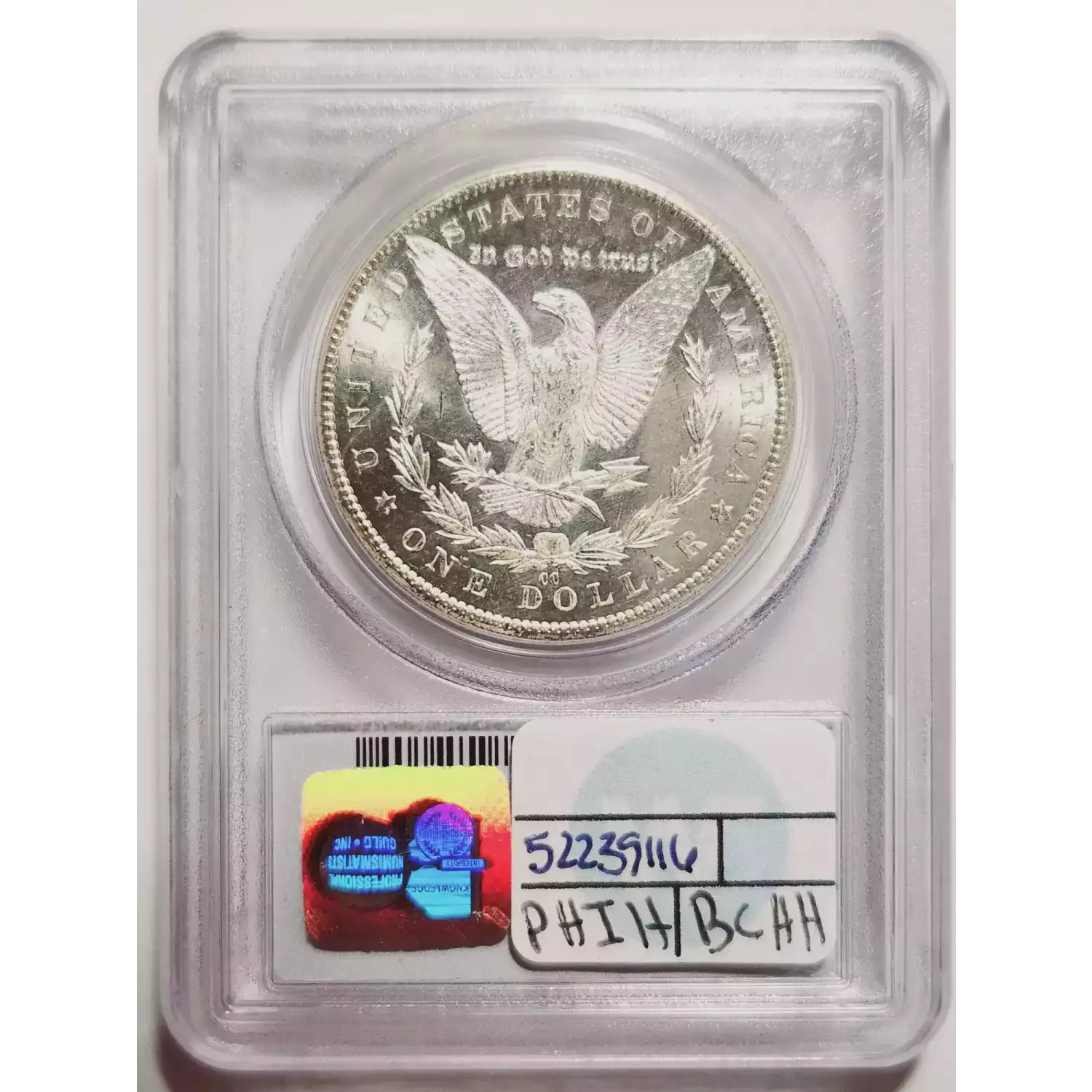 1885-CC Morgan Silver Dollar PCGS MS-64 PL - Bob Paul Rare Coins