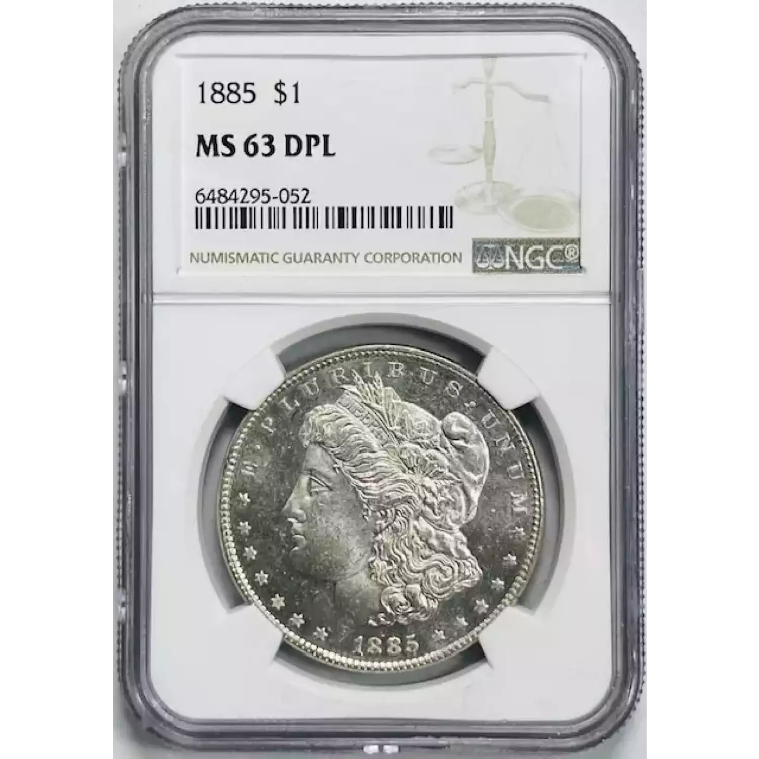 1885 Morgan Silver Dollar NGC MS-63 DPL - Bob Paul Rare Coins