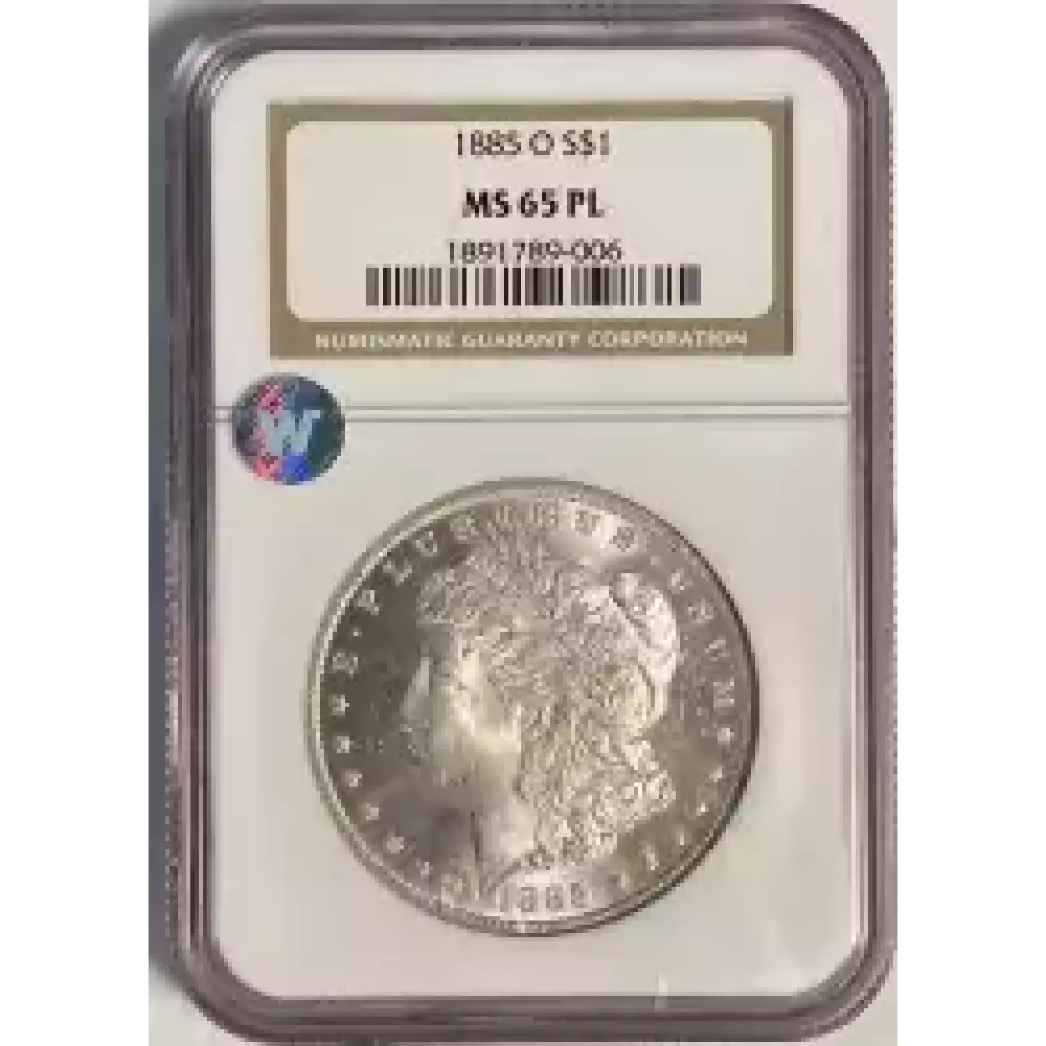 1885-O Morgan Silver Dollar NGC MS-65 PL Sight White - Bob Paul Rare Coins