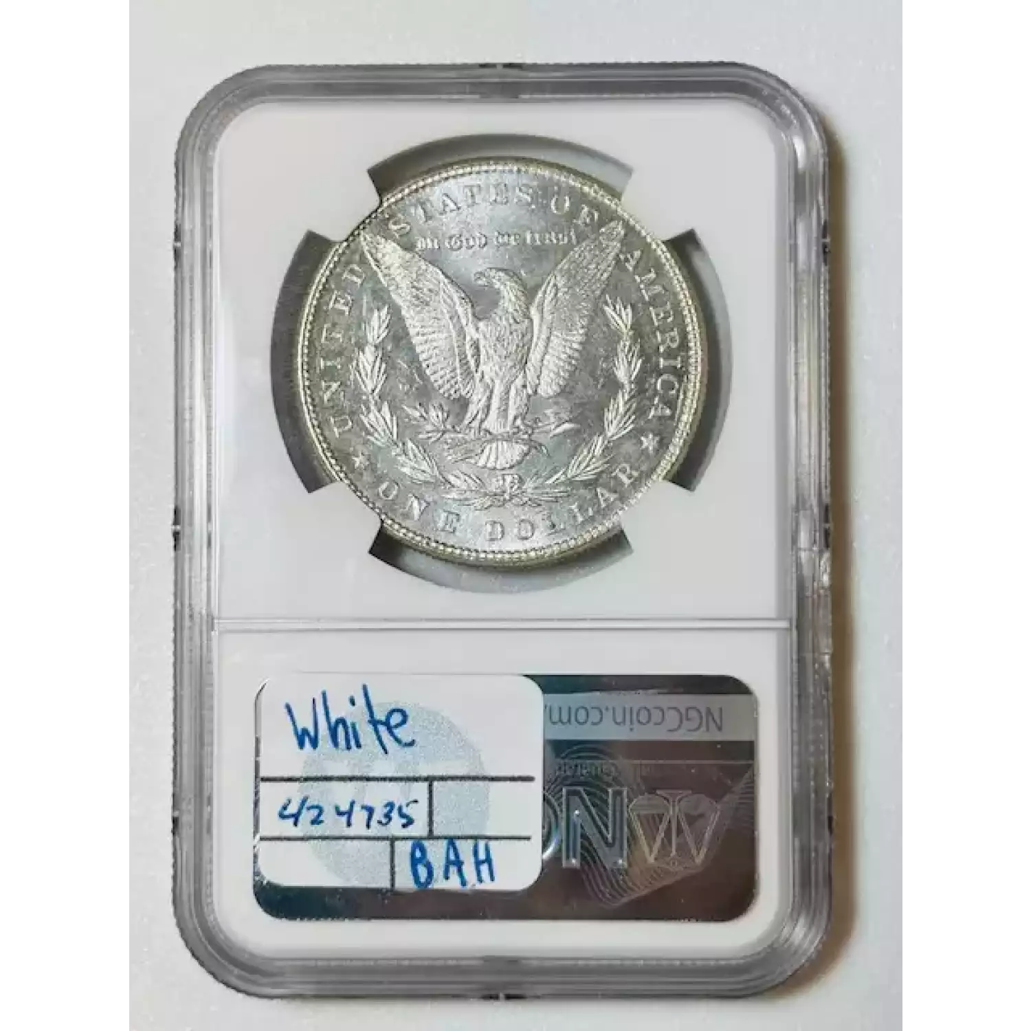 1885 Morgan Silver Dollar NGC MS-61 PL White! - Bob Paul Rare Coins