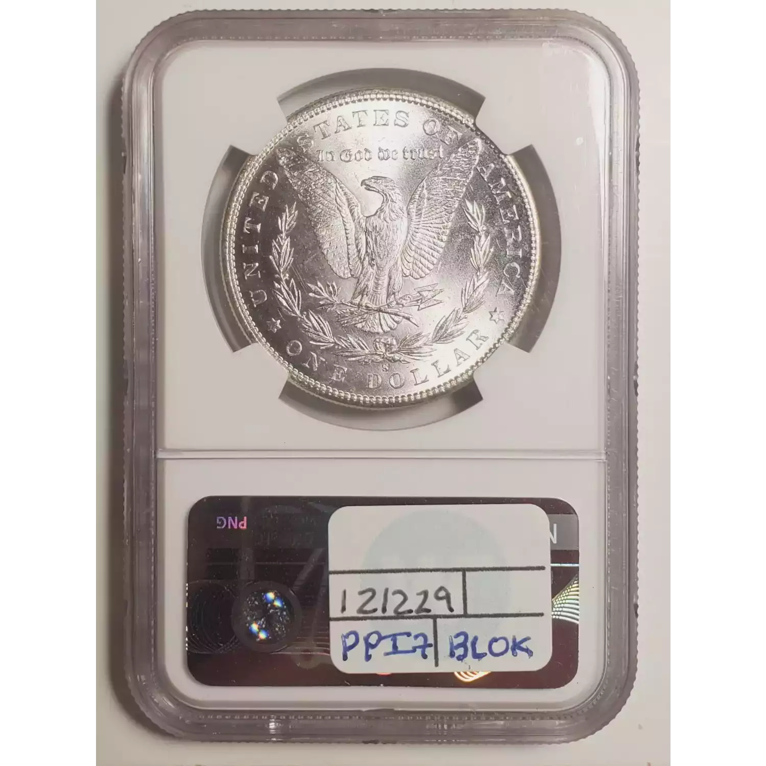 1886-S Morgan Silver Dollar NGC MS-64+ Sight White - Bob Paul Rare Coins