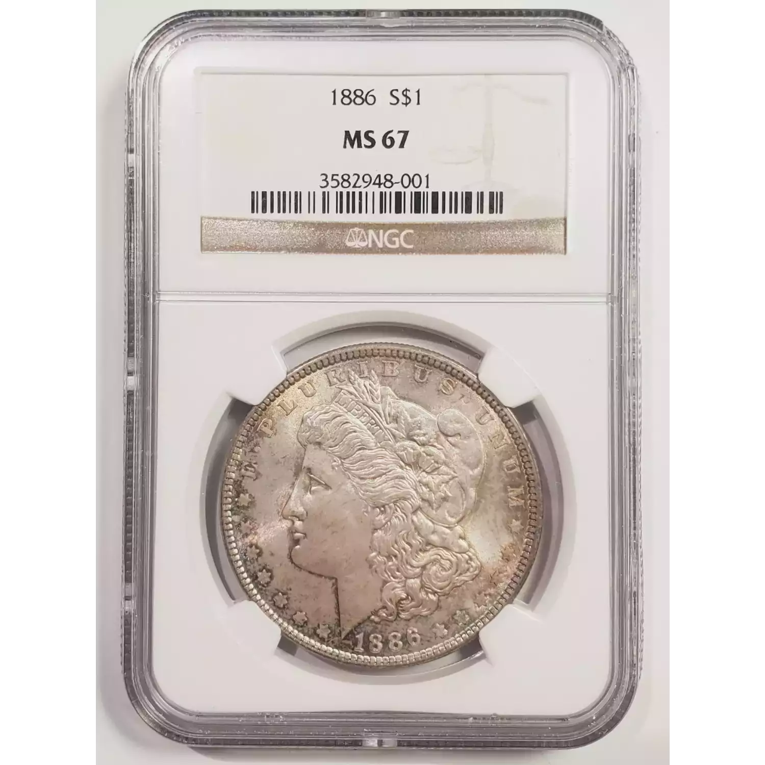 1886 Morgan Silver Dollar NGC MS-67 - Bob Paul Rare Coins