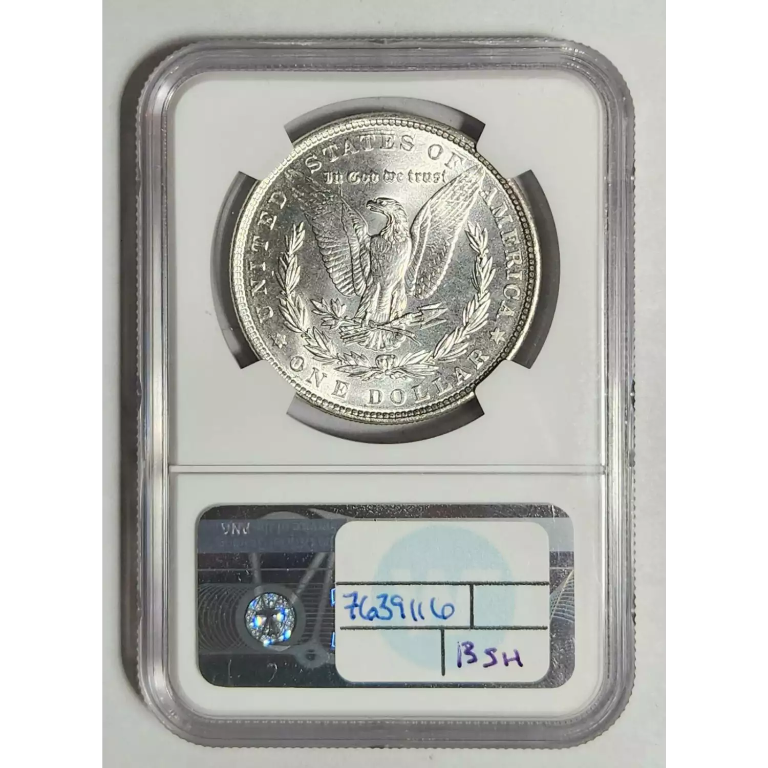 1886 Morgan Silver Dollar NGC MS-64+ Sight White - Bob Paul Rare Coins