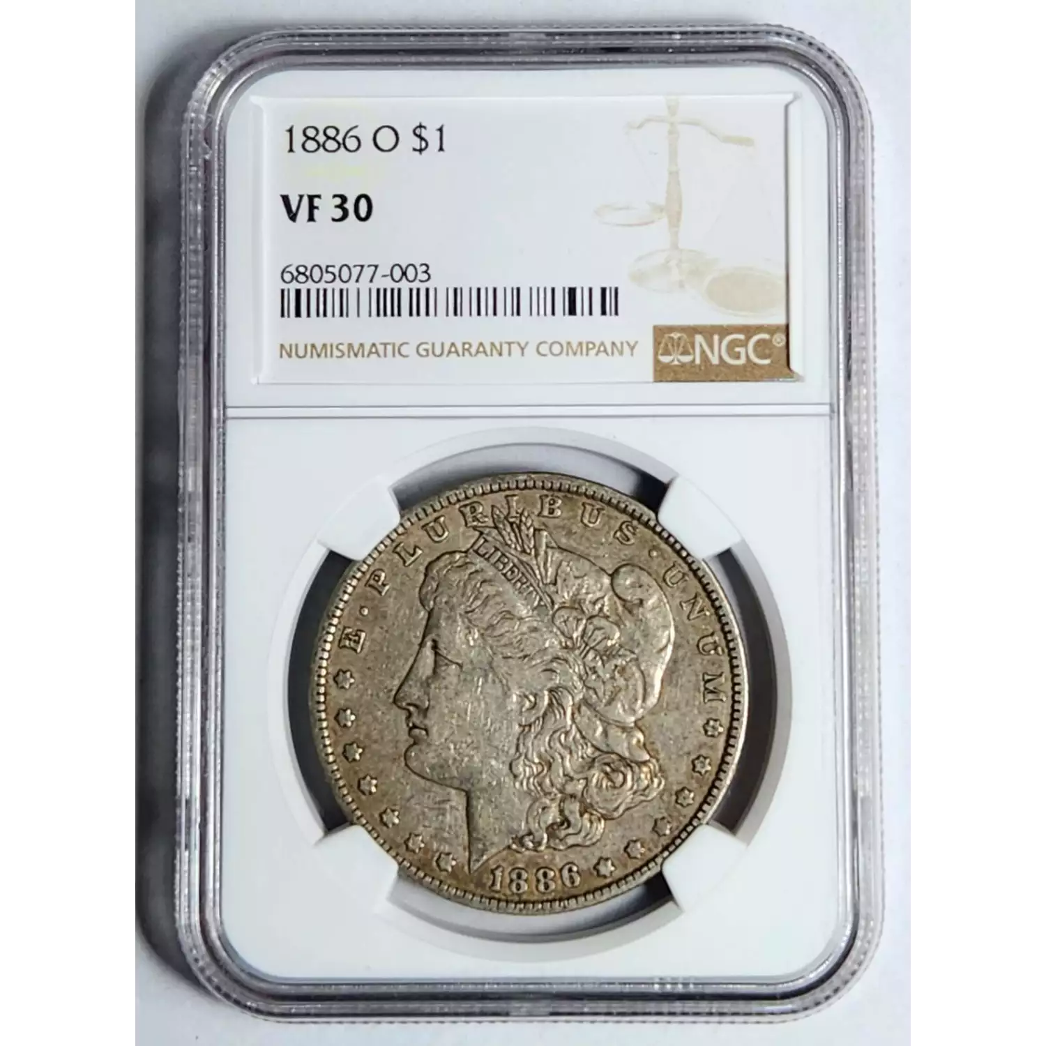 1886-O Morgan Silver Dollar NGC VF-30 - Bob Paul Rare Coins