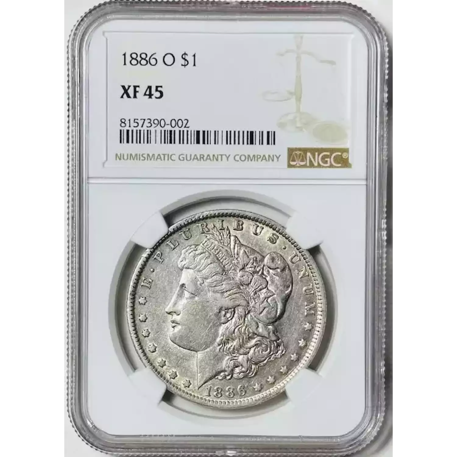 1886-O Morgan Silver Dollar NGC XF-45 - Bob Paul Rare Coins