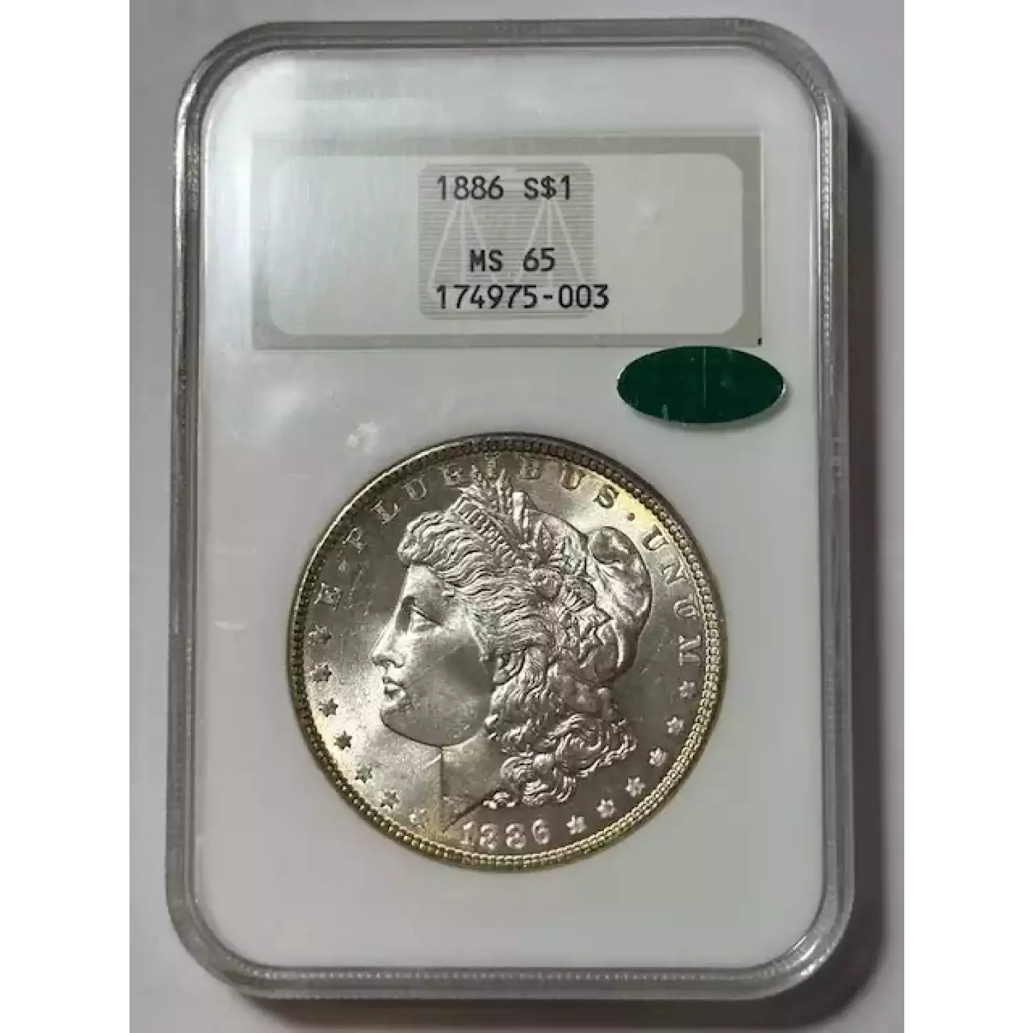 1886 Morgan Silver Dollar NGC MS-65 CAC - Bob Paul Rare Coins