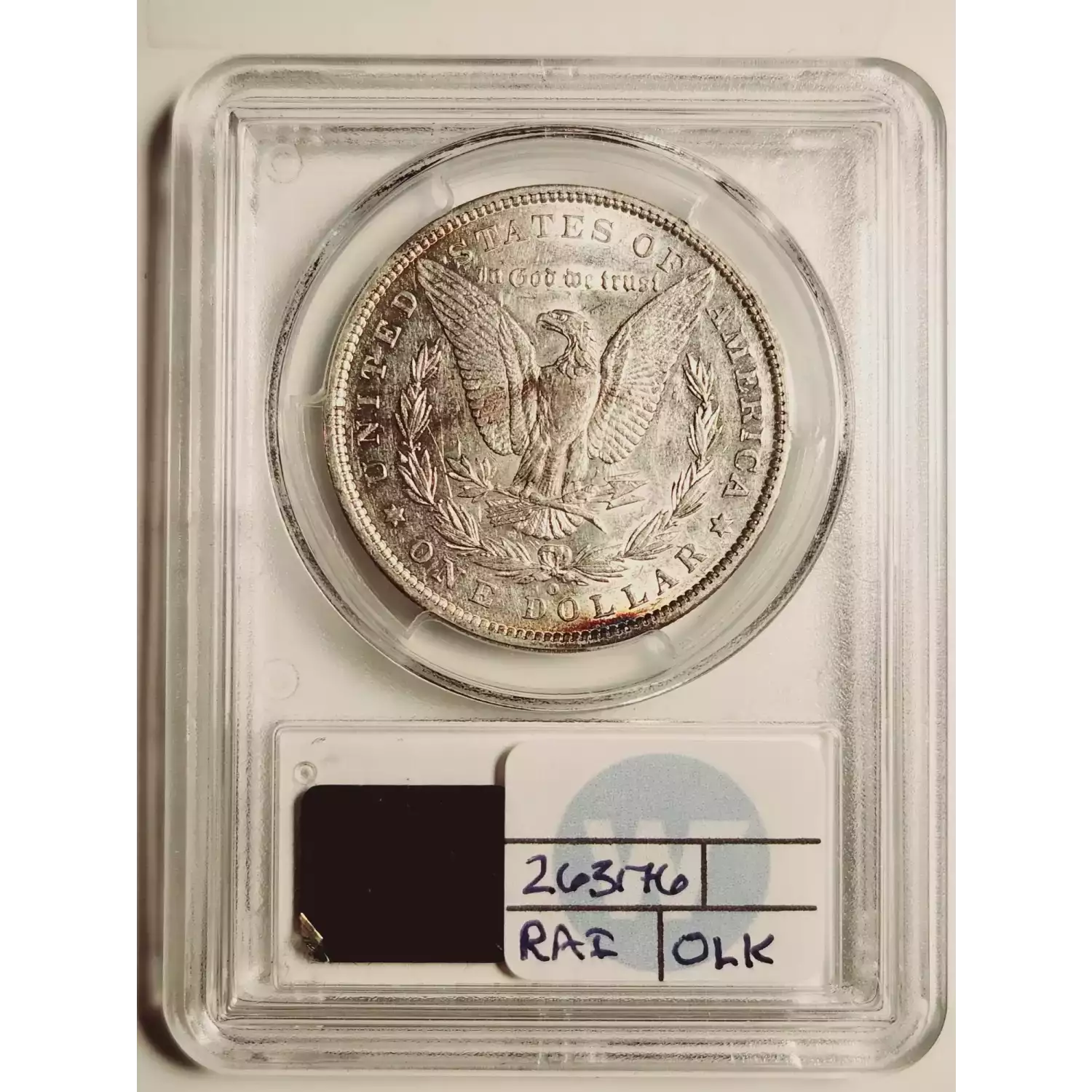 1886-O Morgan Silver Dollar PCGS AU-53 VAM 1A - Clashed E - Top 100 - Bob Paul Rare Coins