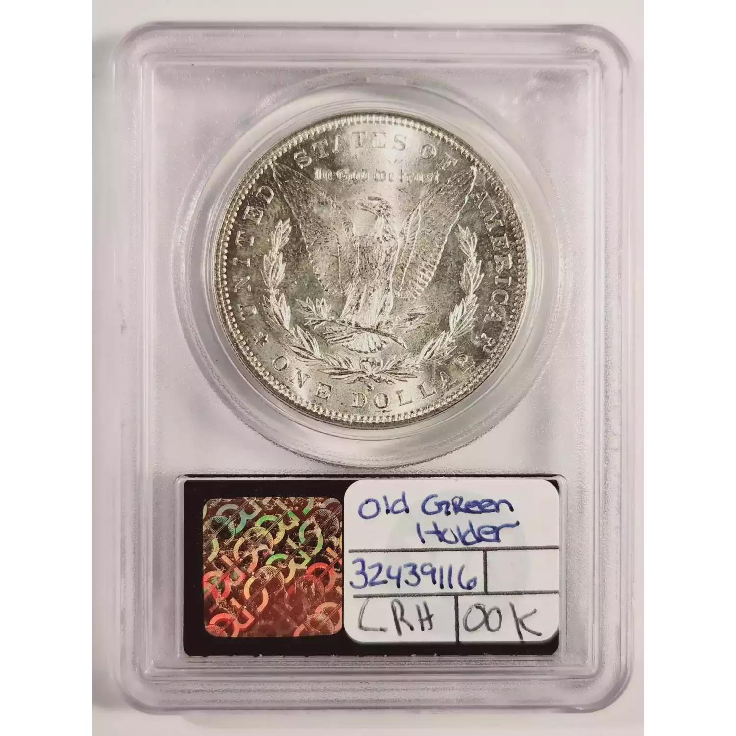 1886-S Morgan Silver Dollar PCGS MS-63 - OLD GREEN HOLDER - OGH - Bob Paul Rare Coins