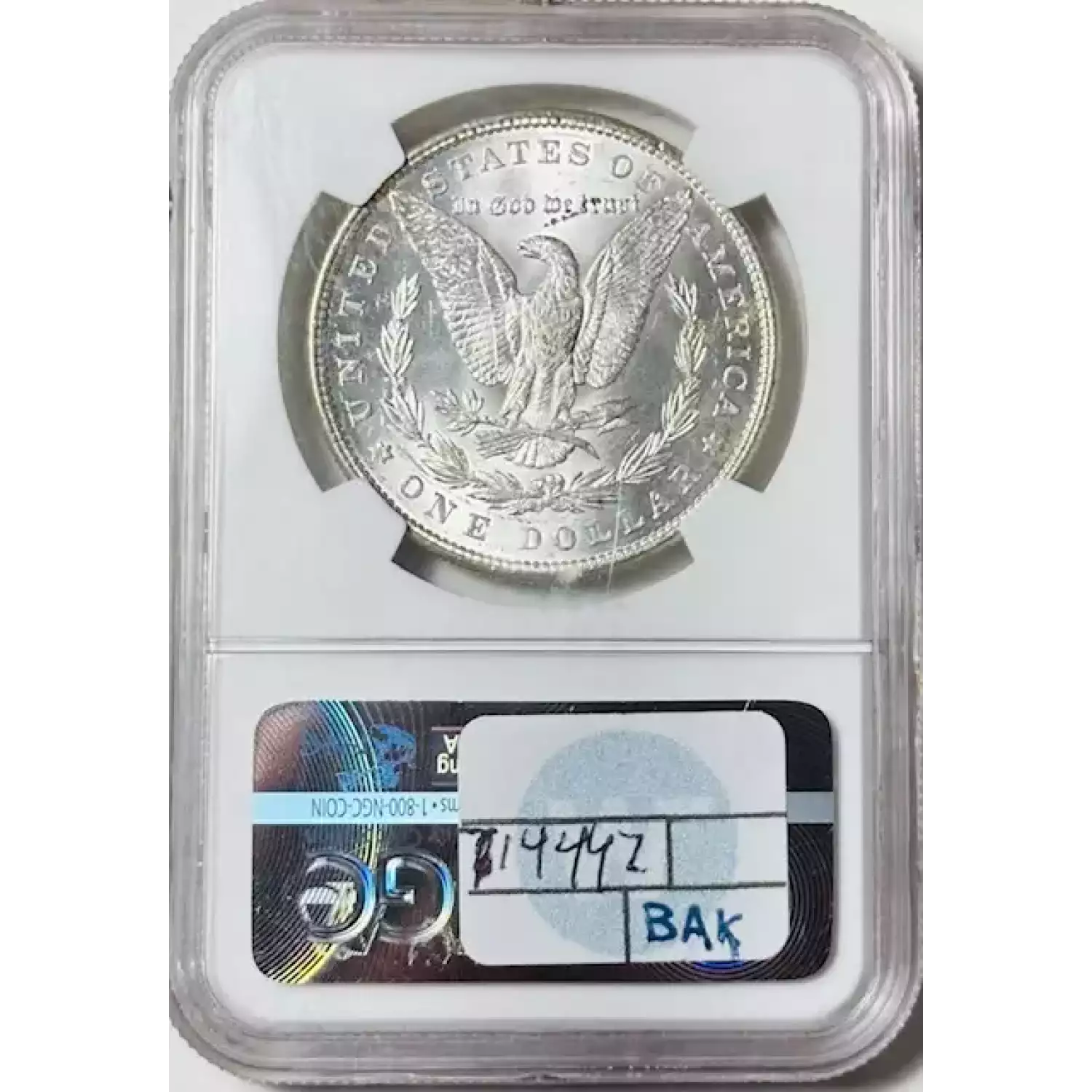 1886 Morgan Silver Dollar NGC MS-62 VAM-21 MPD ""GOUGE IN M"" - Bob Paul Rare Coins