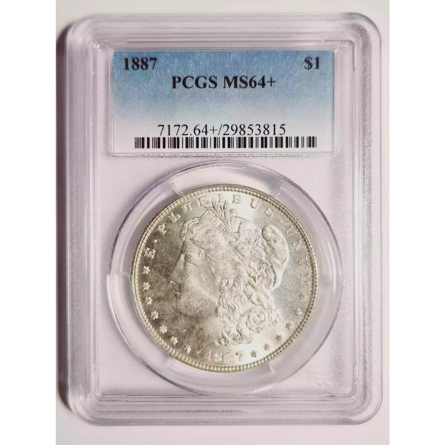 1887 Morgan Silver Dollar PCGS MS-64+ - Bob Paul Rare Coins