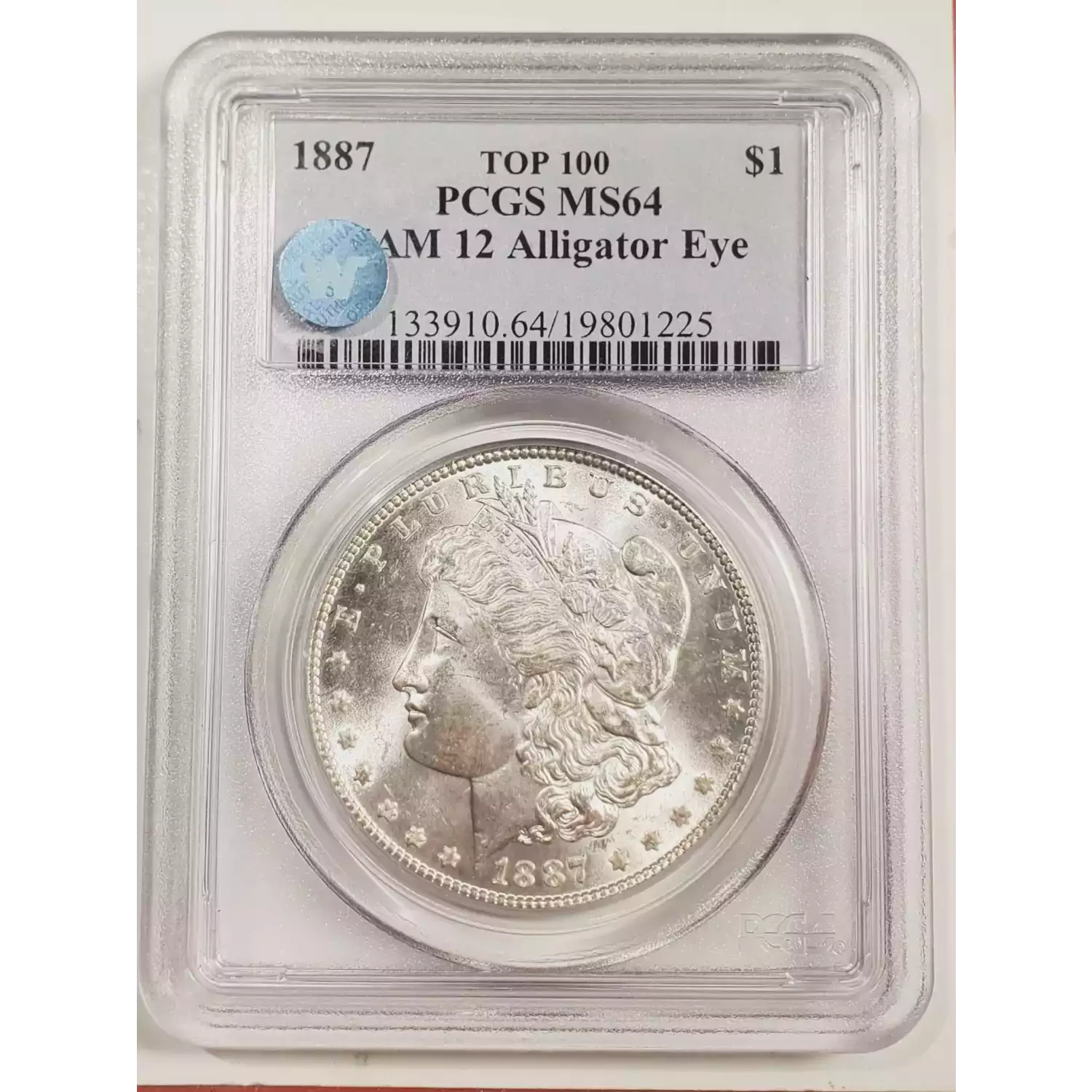 1887 Morgan Silver Dollar PCGS MS-64 VAM 12 Alligator Eye - Top 100 ...