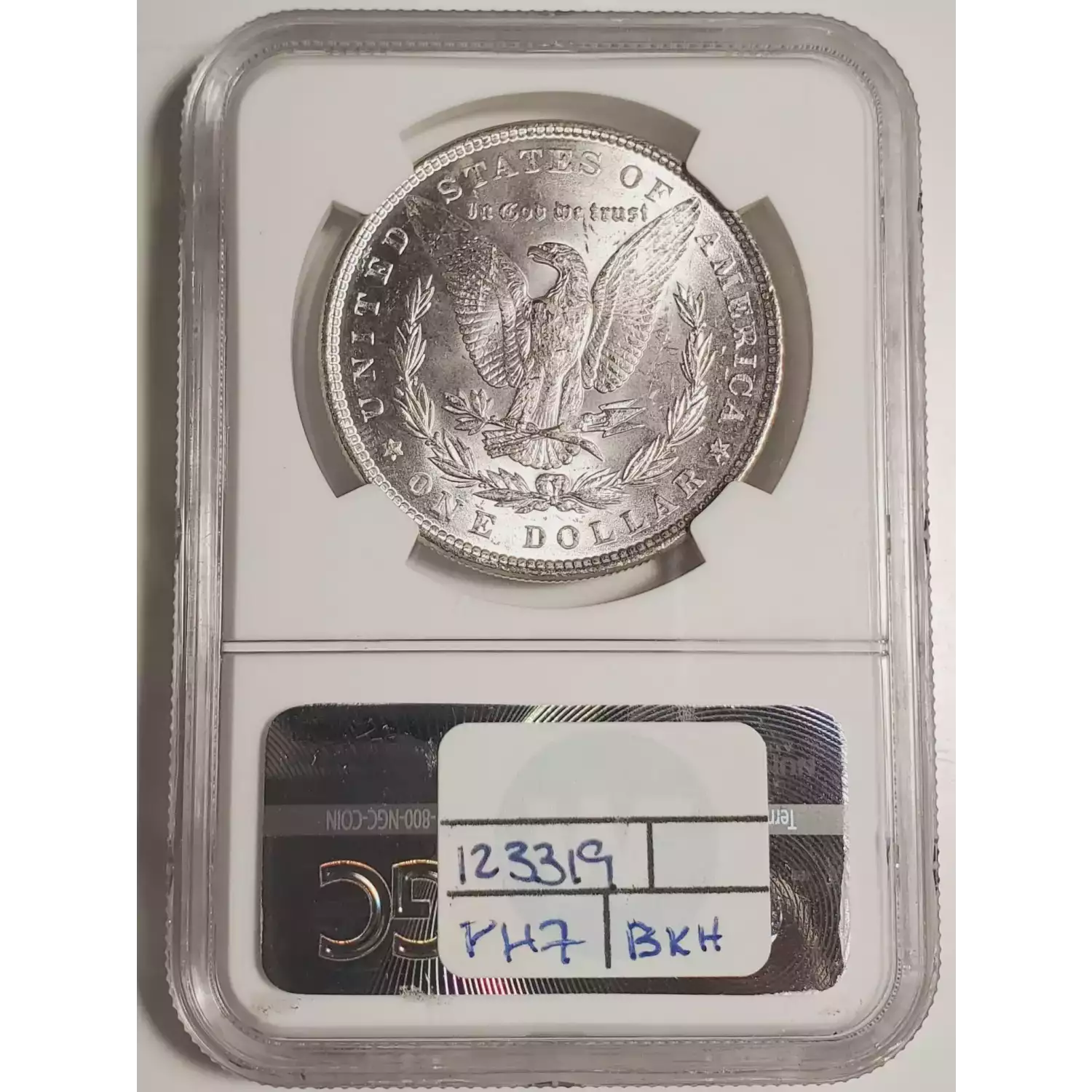 1887 Morgan Silver Dollar NGC MS-64+ Sight White - Bob Paul Rare Coins