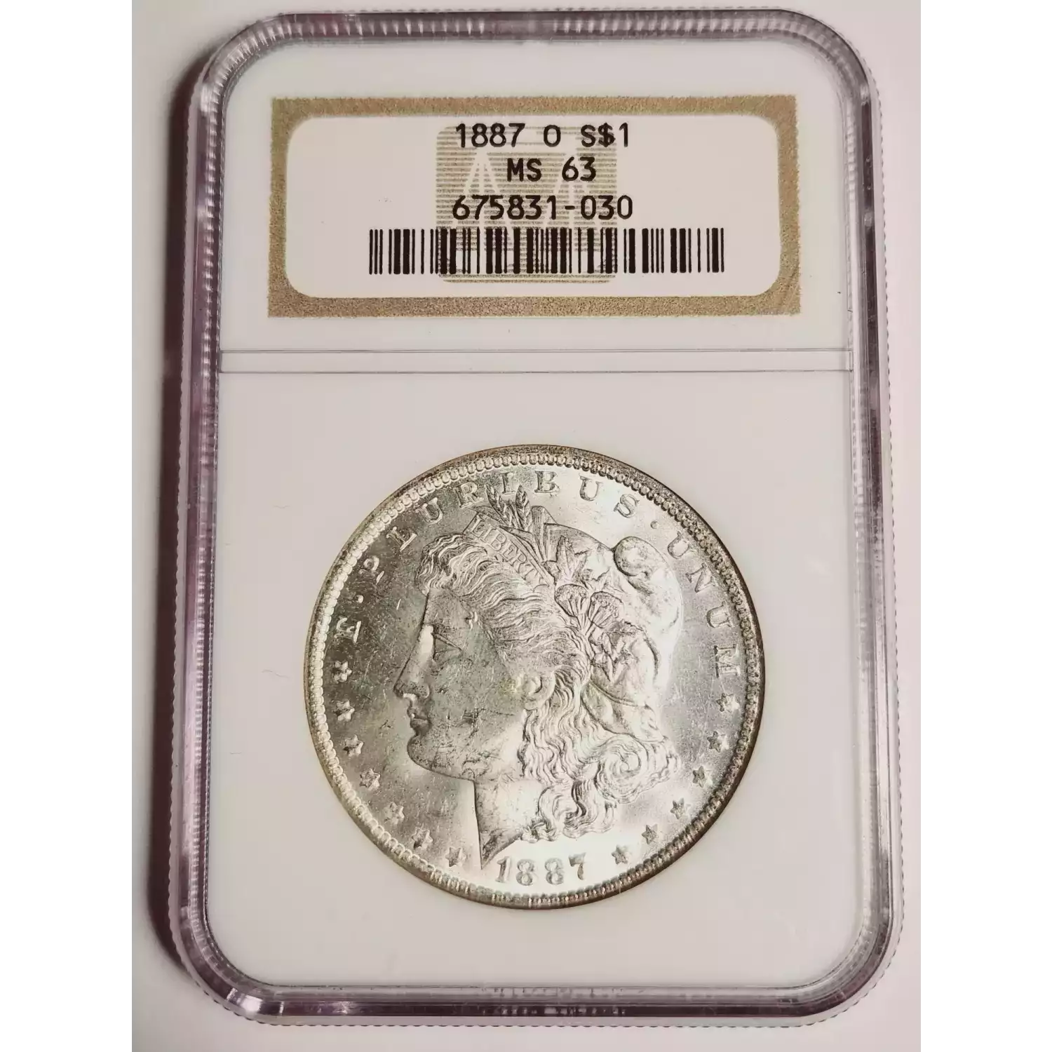 1887-O Morgan Silver Dollar NGC MS-63 - Bob Paul Rare Coins