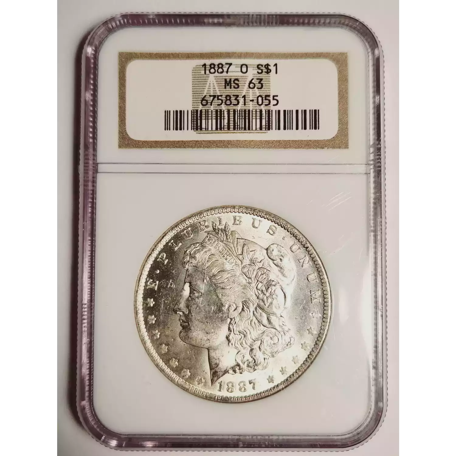 1887-O Morgan Silver Dollar NGC MS-63 - Bob Paul Rare Coins