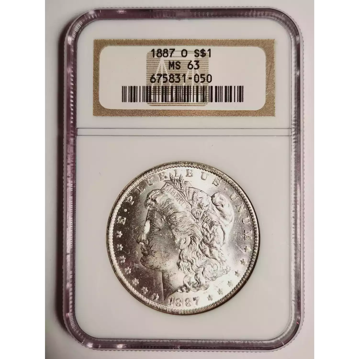 1887-O Morgan Silver Dollar NGC MS-63 - Bob Paul Rare Coins