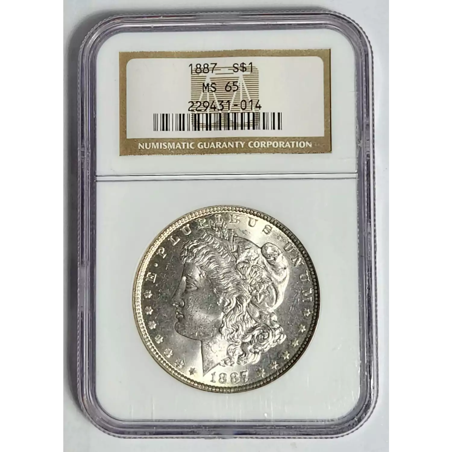1887 Morgan Silver Dollar NGC MS-65 - Bob Paul Rare Coins