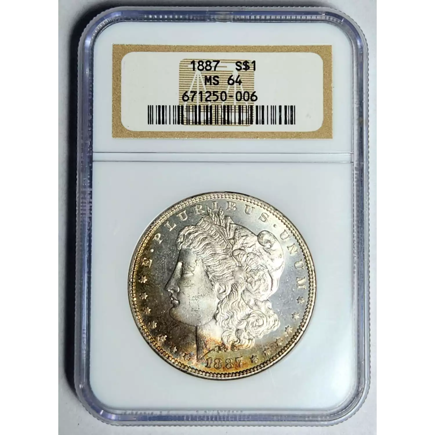 1887 Morgan Silver Dollar NGC MS-64 - Bob Paul Rare Coins