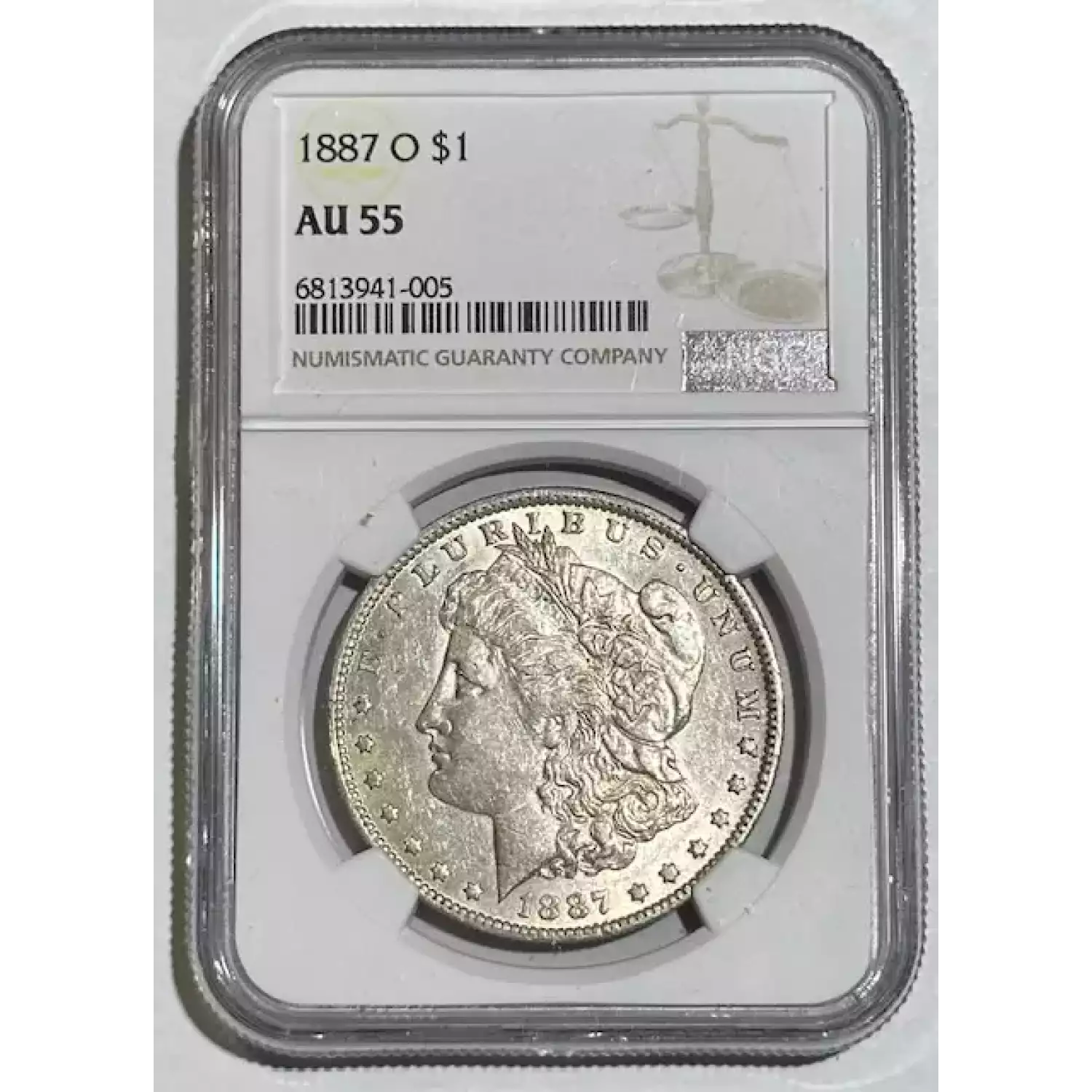 1887-O Morgan Silver Dollar NGC AU-55 - Bob Paul Rare Coins