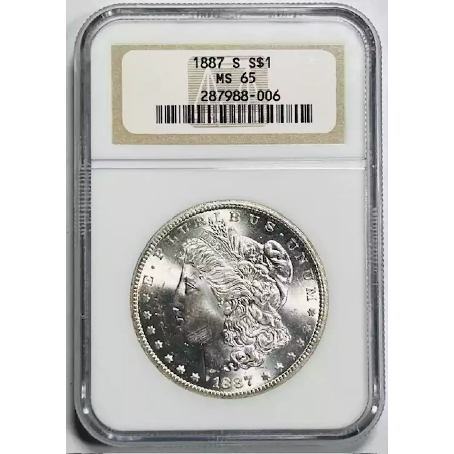 1887-S Morgan Silver Dollar NGC MS-65 - Bob Paul Rare Coins