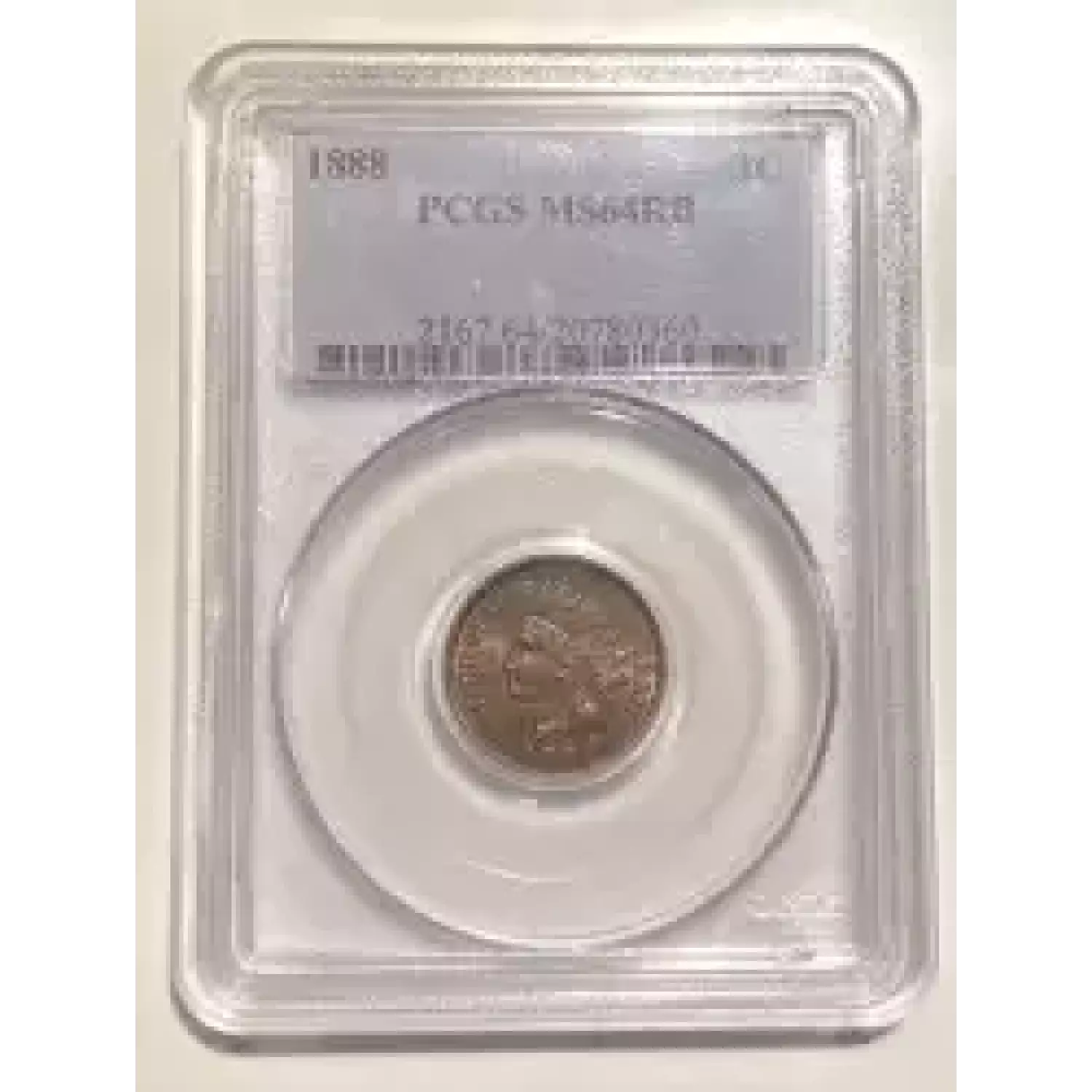 1888 Small Cents Indian Head PCGS MS-64 RB - Bob Paul Rare Coins