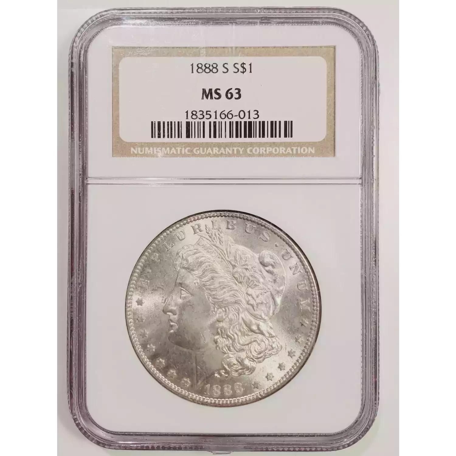 1888-S Morgan Silver Dollar NGC MS-63 - Bob Paul Rare Coins