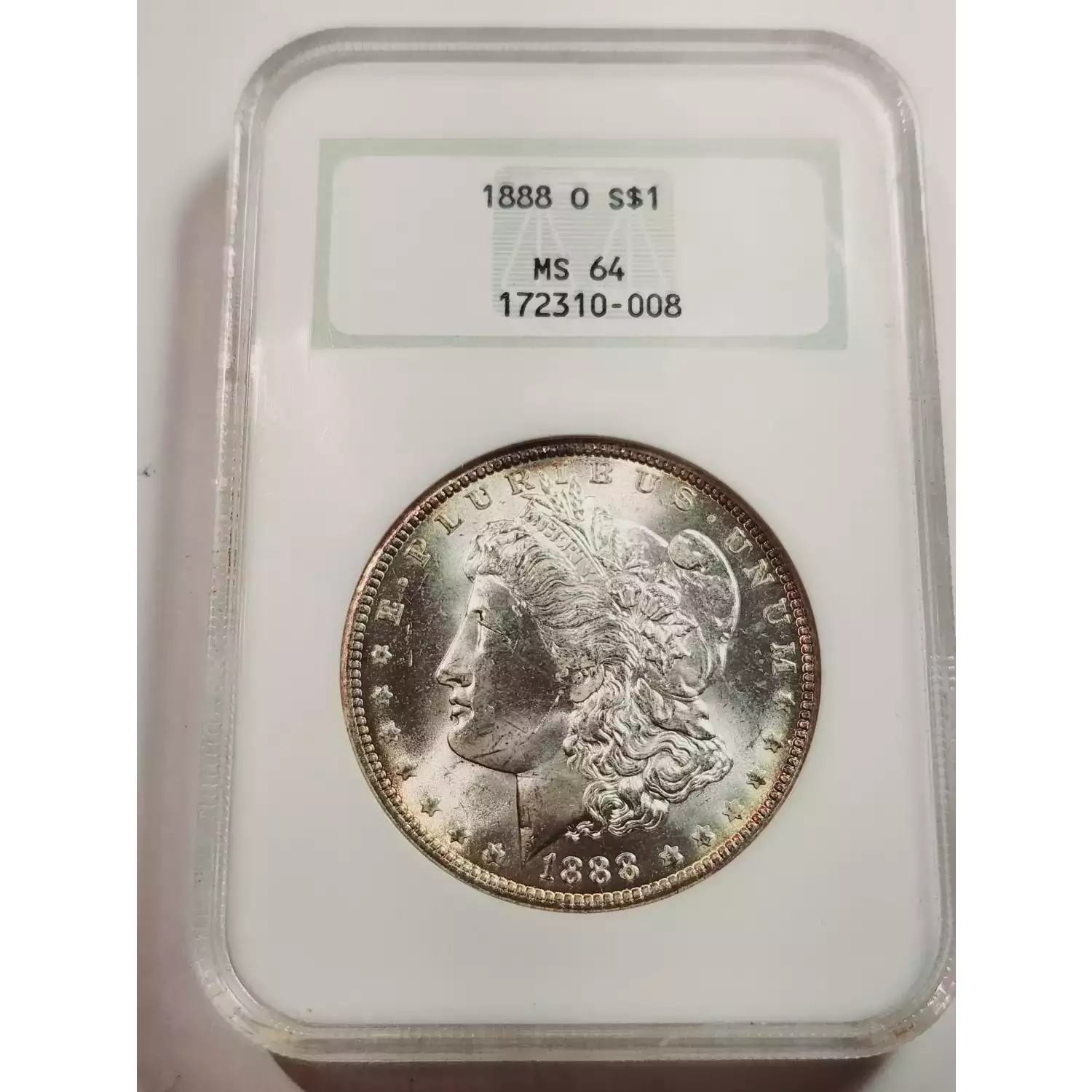 1888-O Morgan Silver Dollar NGC MS-64 - OLD HOLDER - Bob Paul Rare Coins
