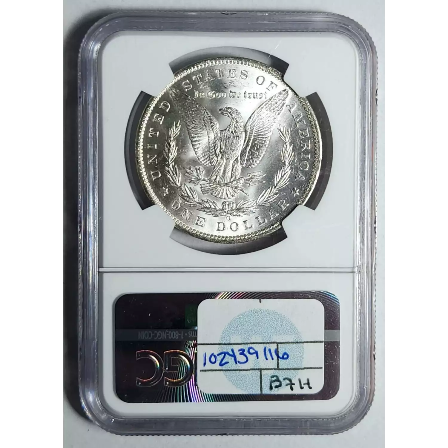 1888-O Morgan Silver Dollar NGC MS-63 Sight White - Bob Paul Rare Coins