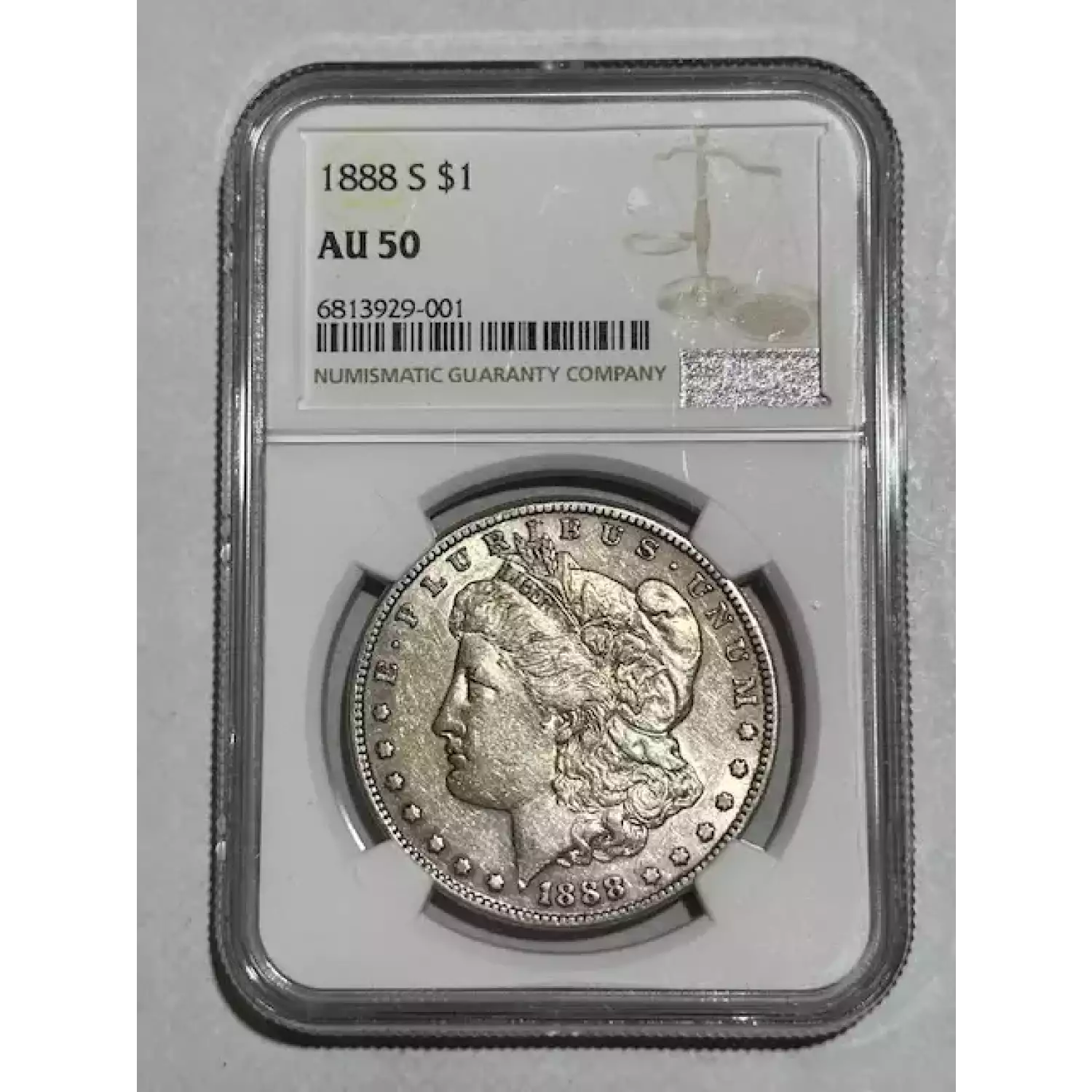 1888-S Morgan Silver Dollar NGC AU-50 - Bob Paul Rare Coins