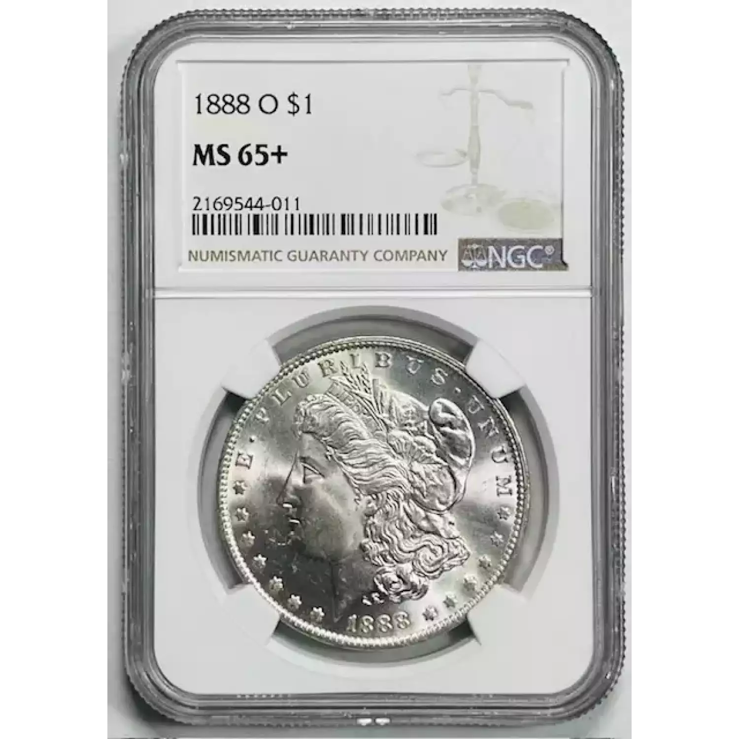 1888-O Morgan Silver Dollar NGC MS-65+ White! - Bob Paul Rare Coins