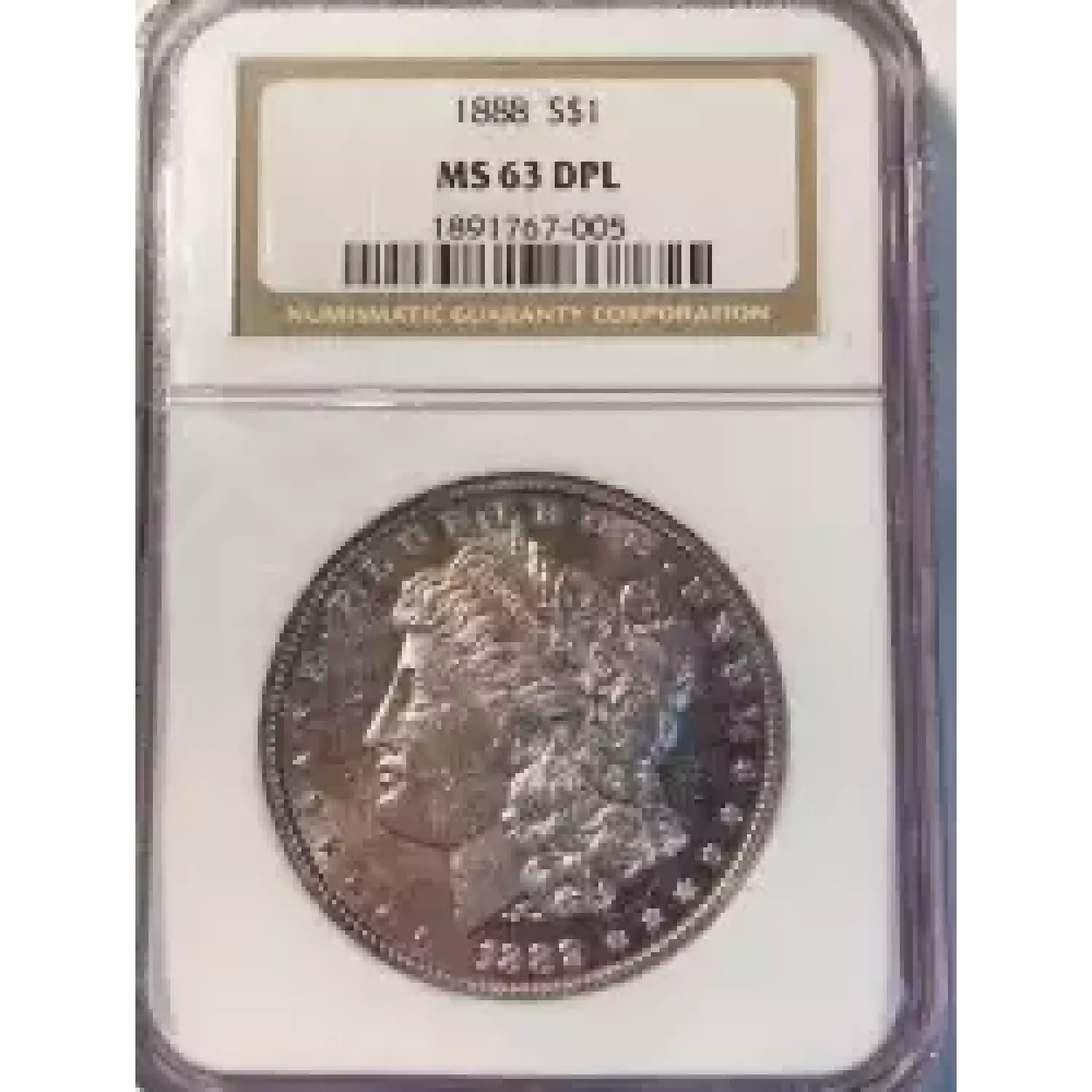 1888 Morgan Silver Dollar NGC MS-63 DPL - Bob Paul Rare Coins