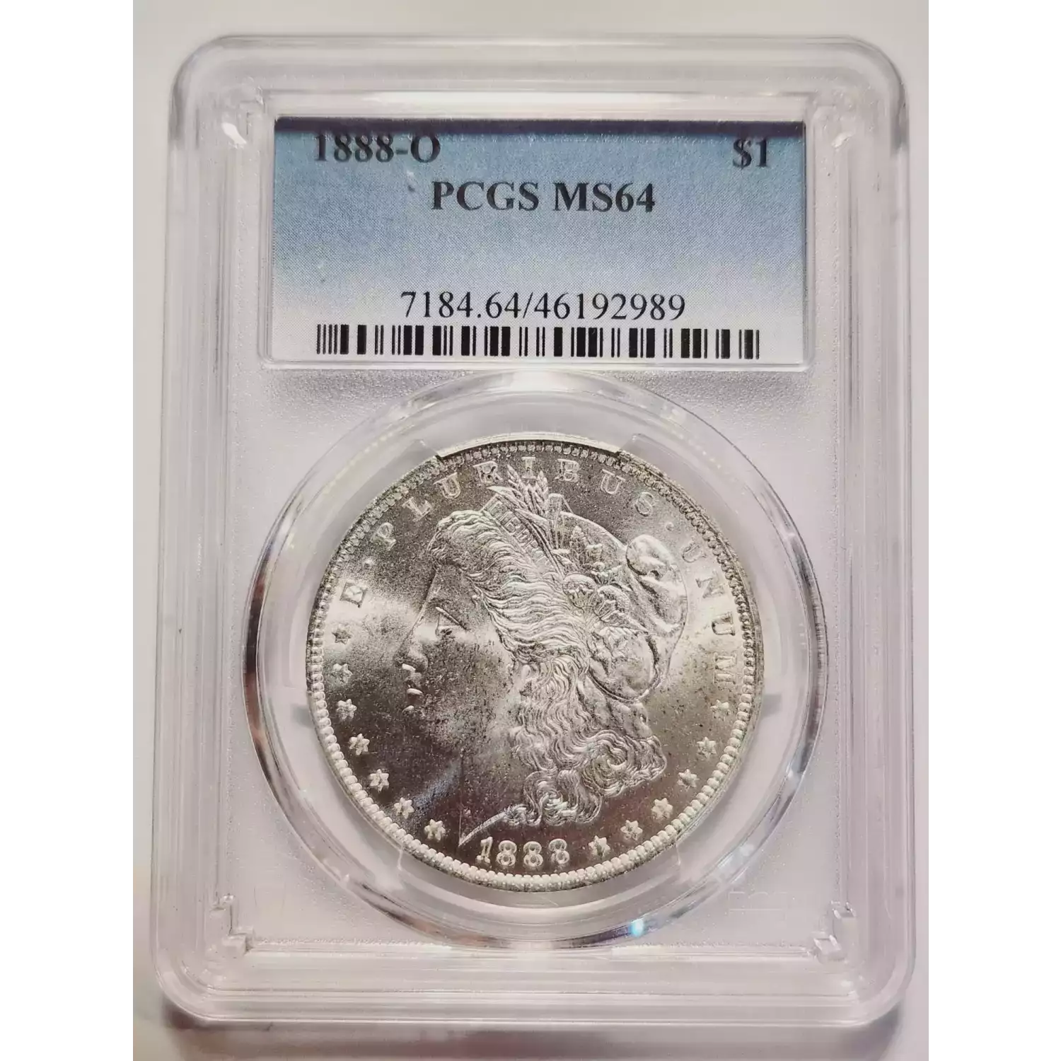 1888-O Morgan Silver Dollar PCGS MS-64 - WHITE! - Bob Paul Rare Coins