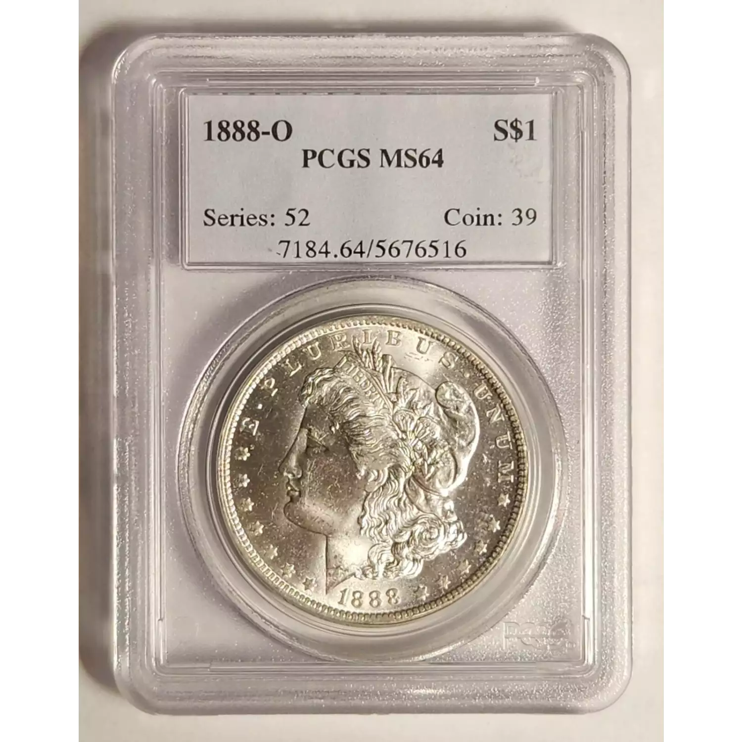 1888-O Morgan Silver Dollar PCGS MS-64 - Bob Paul Rare Coins