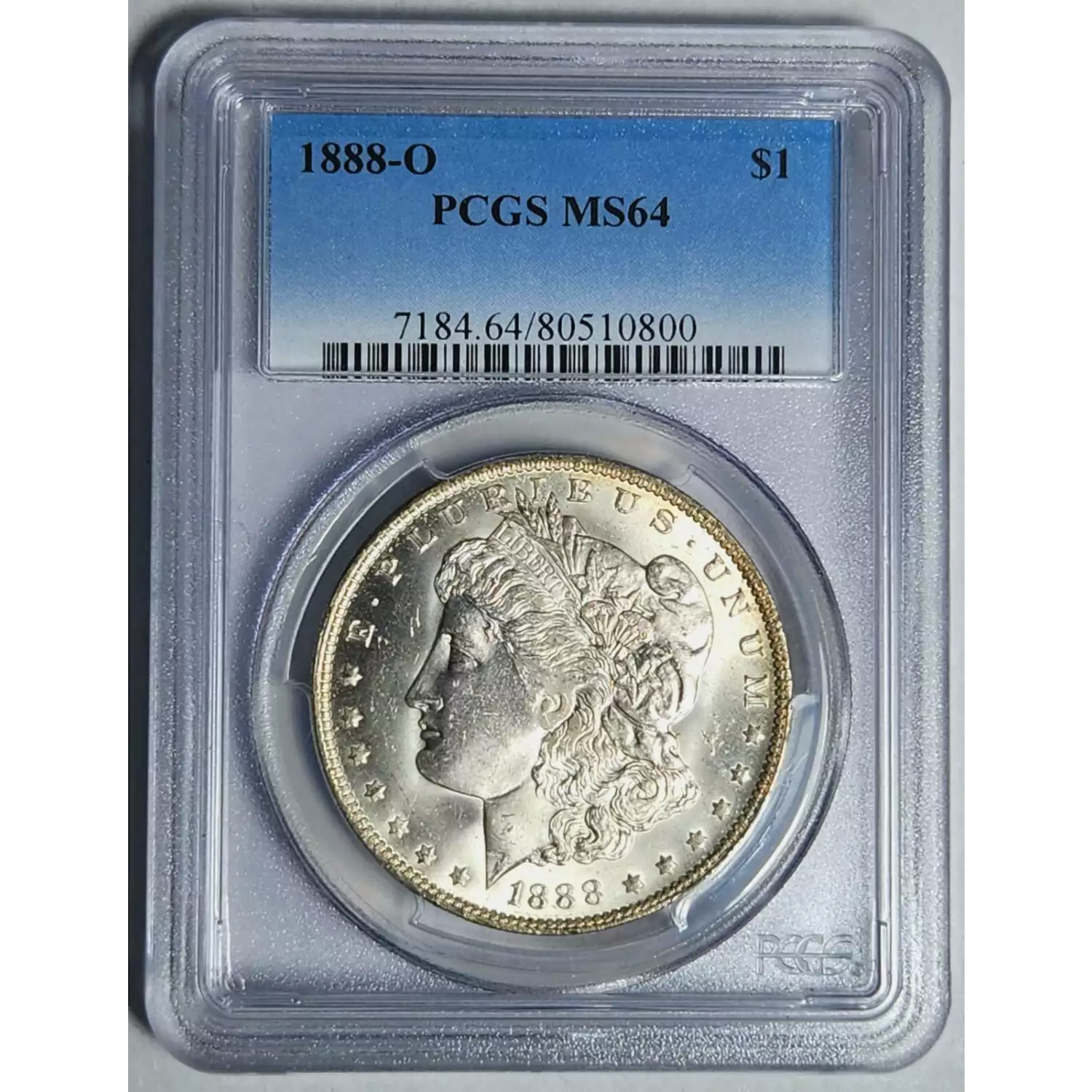 1888-O Morgan Silver Dollar PCGS MS-64 - LOTS OF LUSTER - Bob Paul Rare Coins