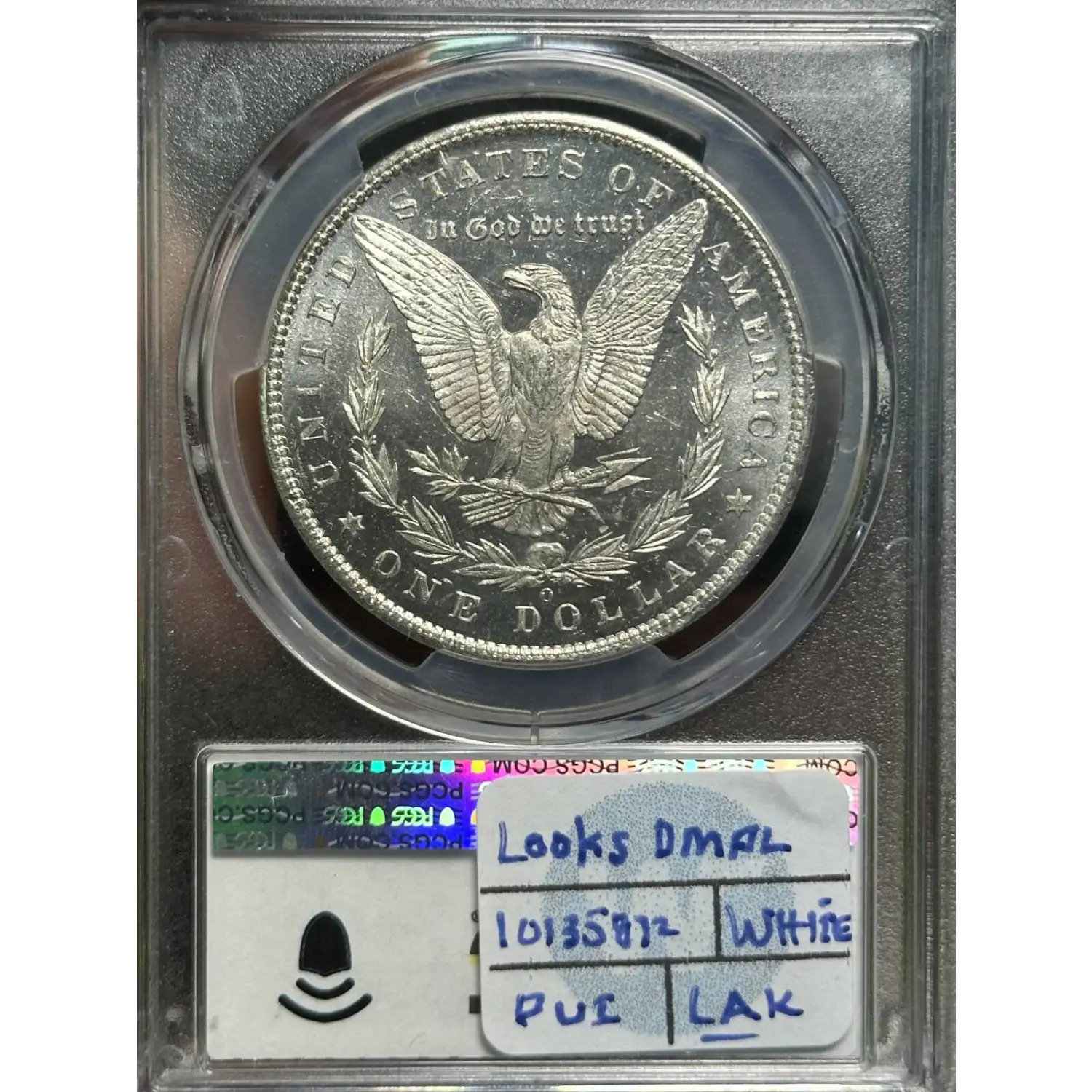 1888-O Morgan Silver Dollar PCGS MS-63 PL Looks DMPL White - Bob Paul ...