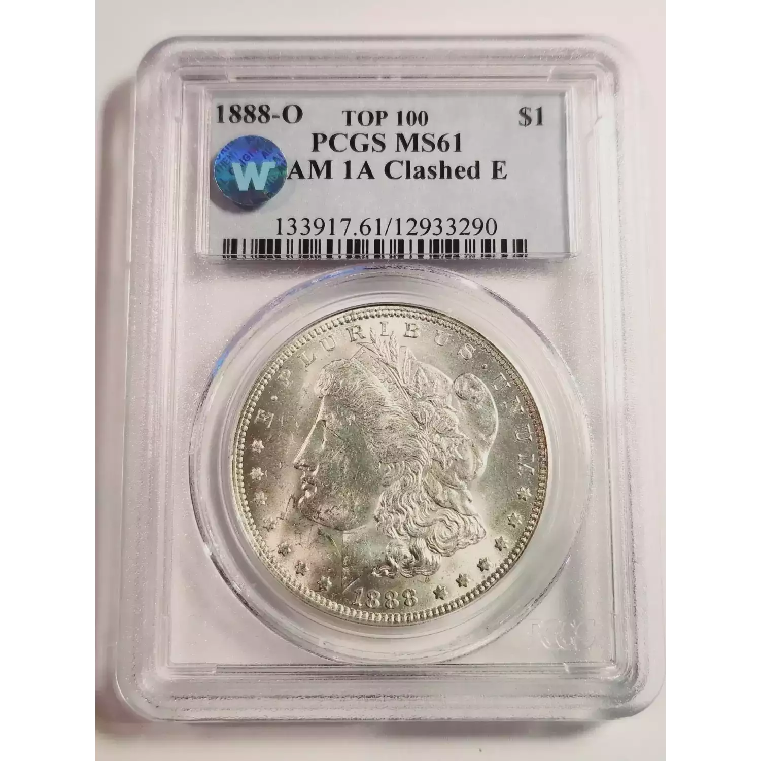 1888-O Morgan Silver Dollar PCGS MS-61 VAM 1A - CLASHED E - TOP 100 Sight White - Bob Paul Rare ...