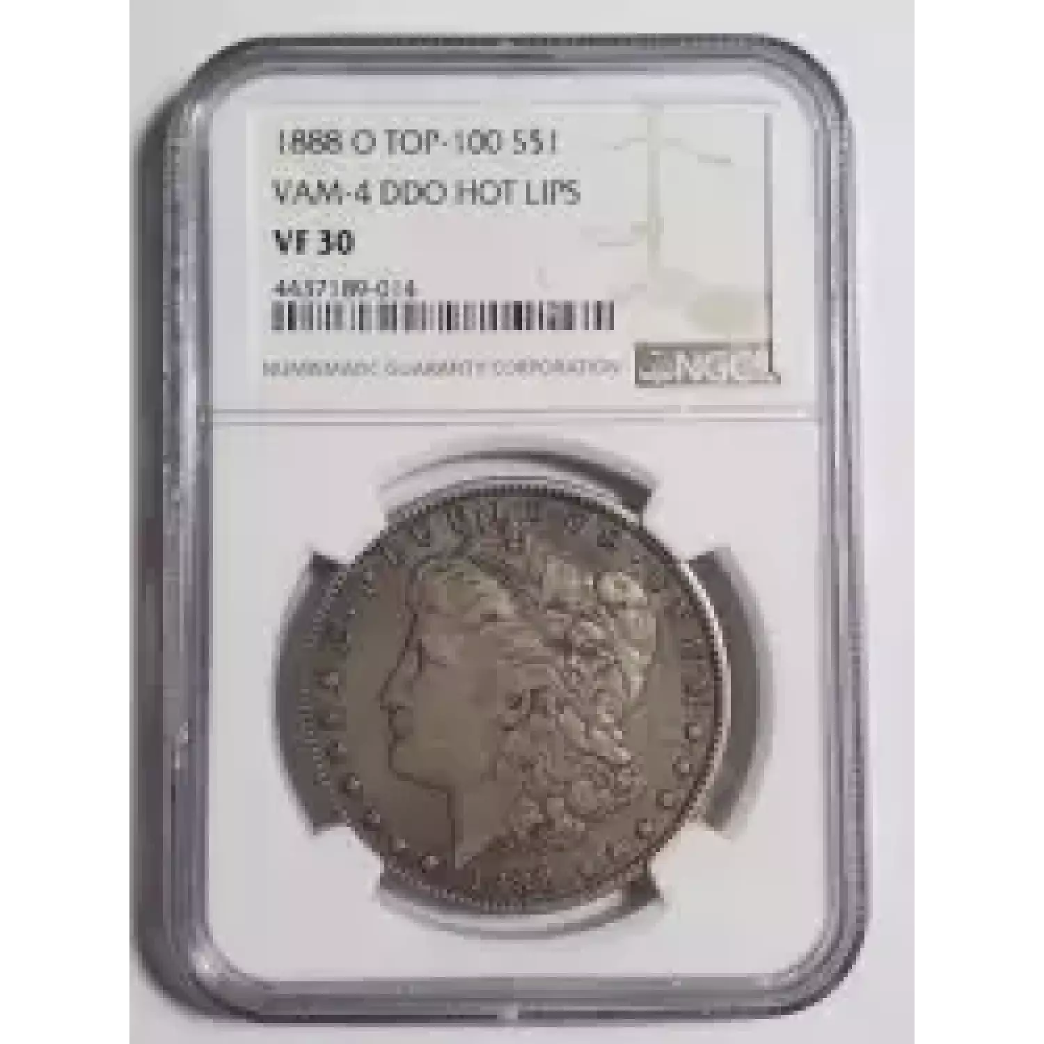 1888-O Morgan Silver Dollar NGC VF-30 O VAM-4 DDO HOT LIPS - Bob Paul Rare Coins