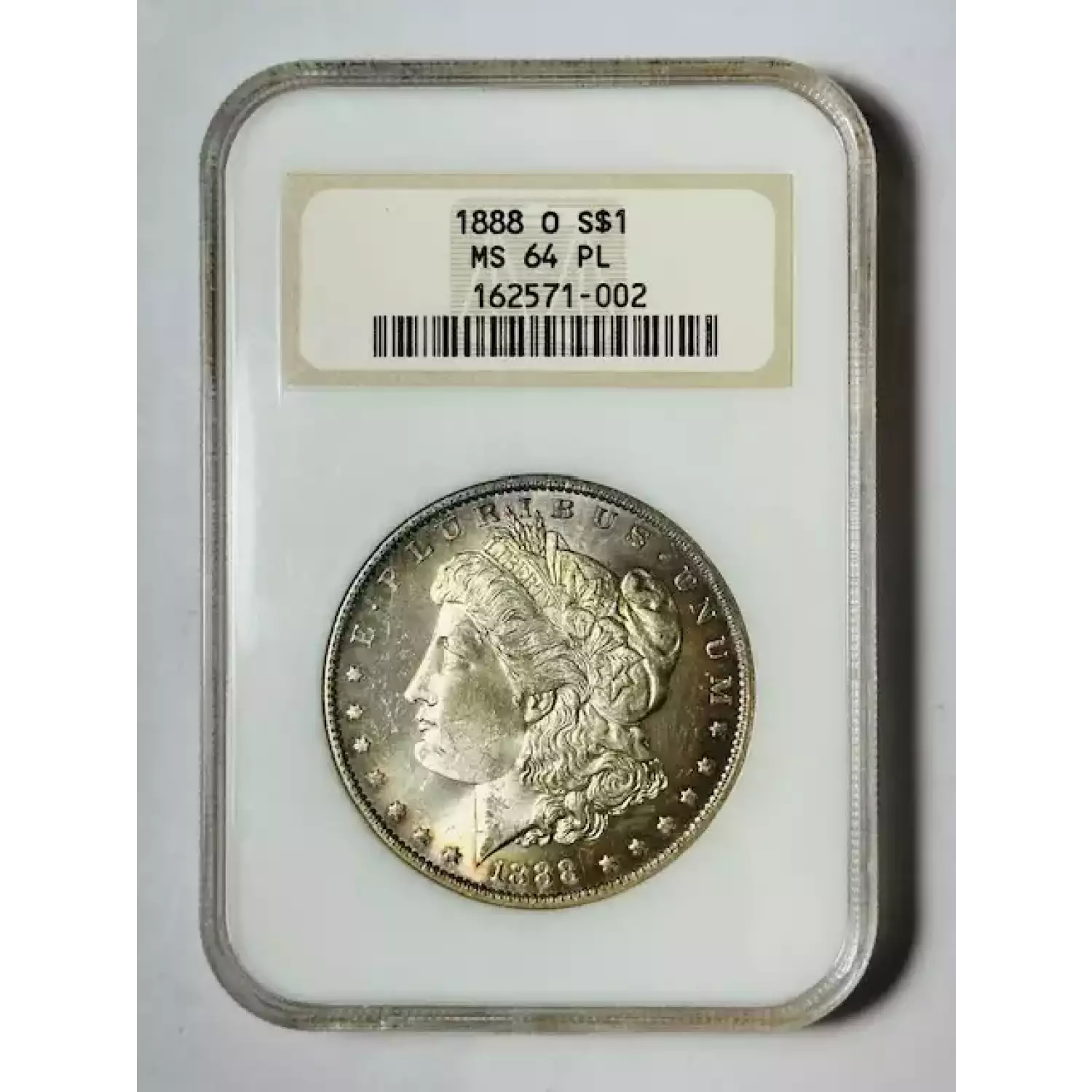 1888-O Morgan Silver Dollar NGC MS-64 PL Proof Like- Old holder! PQ! - Bob Paul Rare Coins