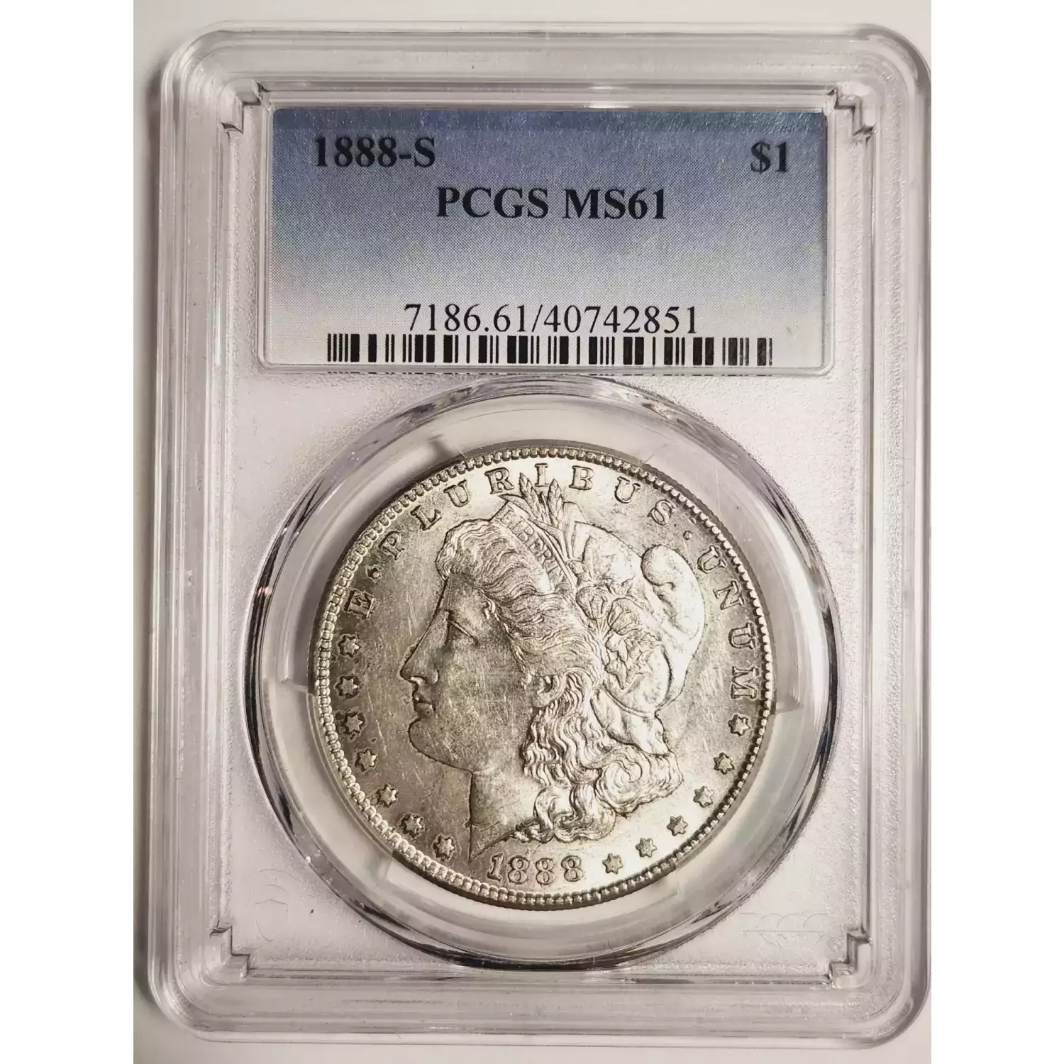 1888-S Morgan Silver Dollar PCGS MS-61 - Bob Paul Rare Coins