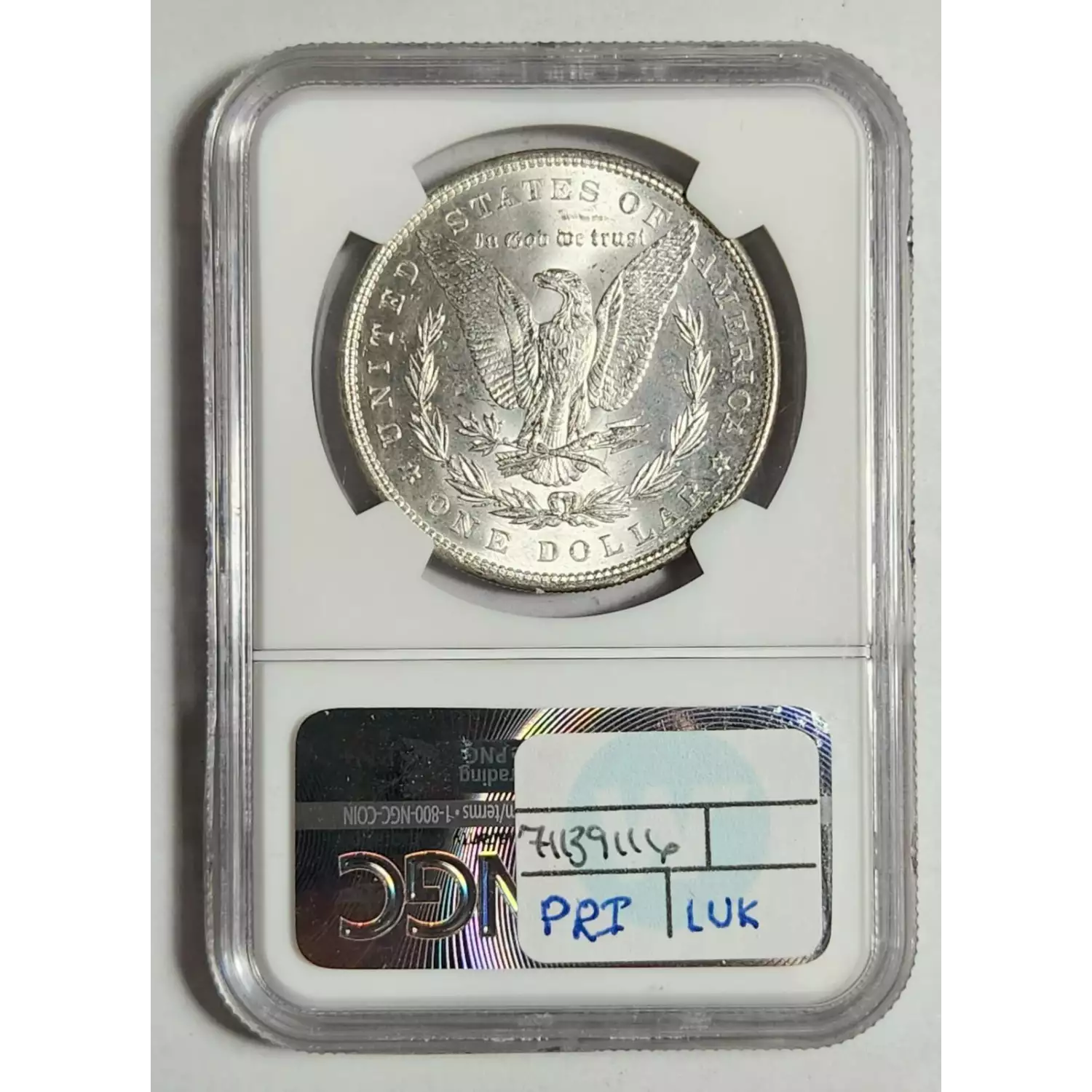 1888 Morgan Silver Dollar NGC MS-64 VAM-16 DDR WREATH & GOUGE - HOT 50 CAC, Sight White - Bob ...