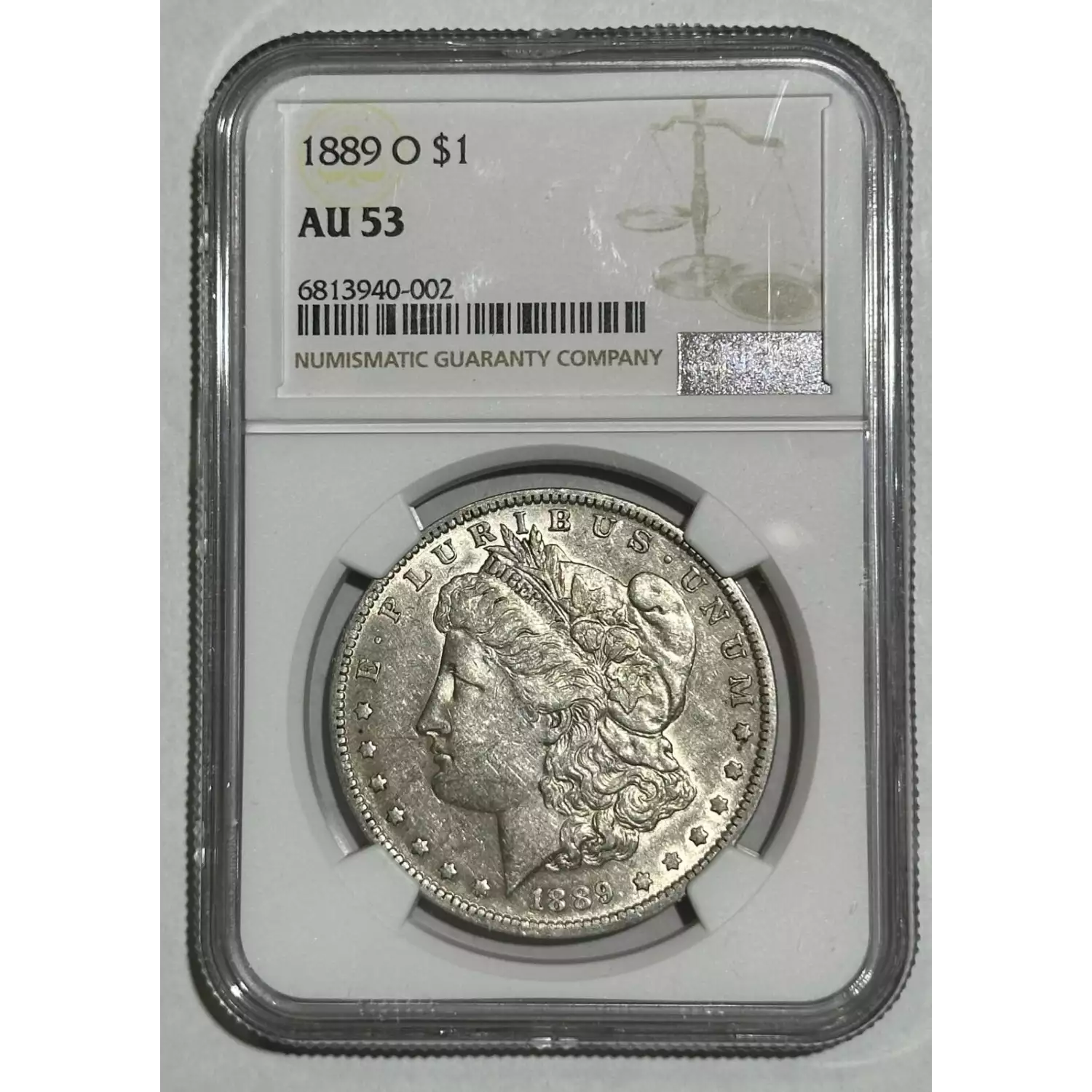 1889-O Morgan Silver Dollar NGC AU-53 - Bob Paul Rare Coins