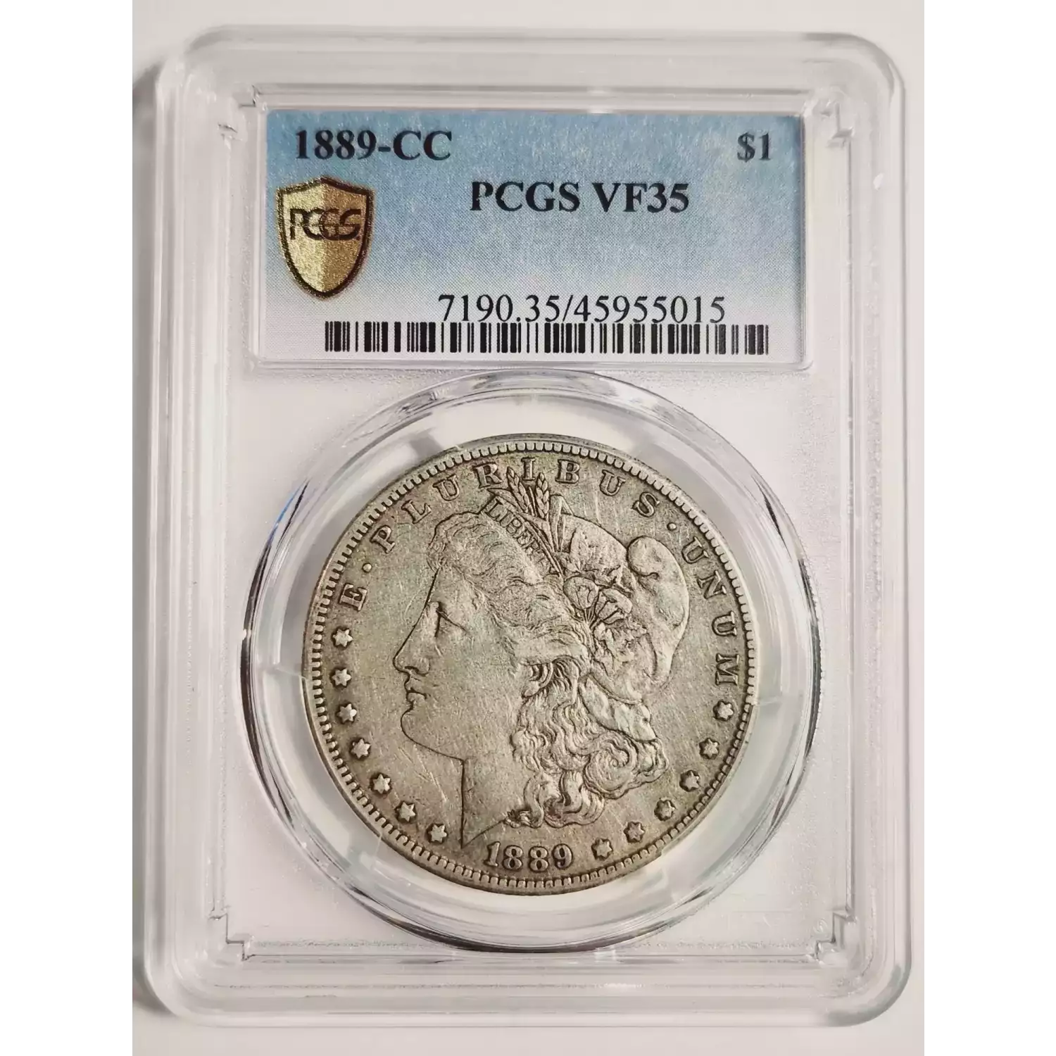 1889-CC Morgan Silver Dollar PCGS VF-35 - Bob Paul Rare Coins