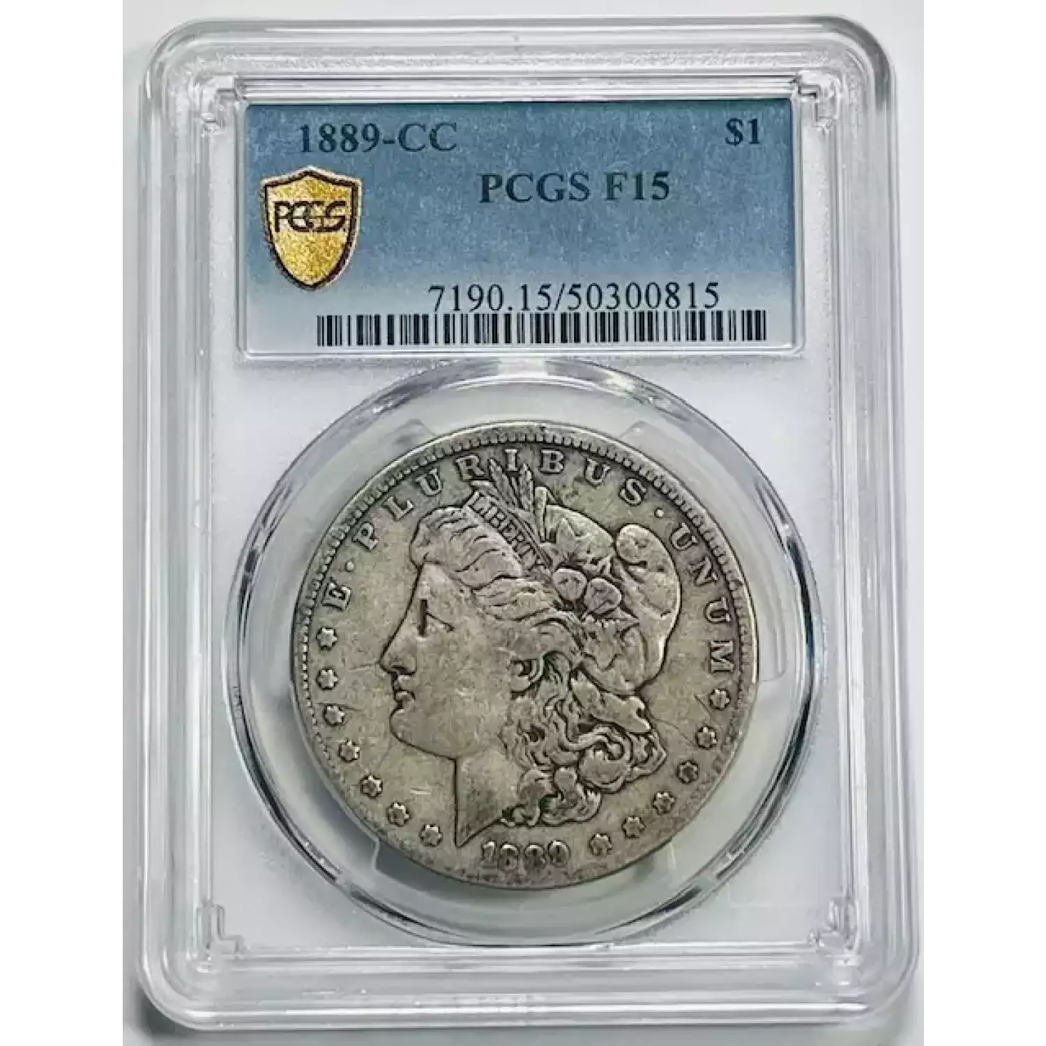 1889-CC Morgan Silver Dollar PCGS F-15 - Bob Paul Rare Coins