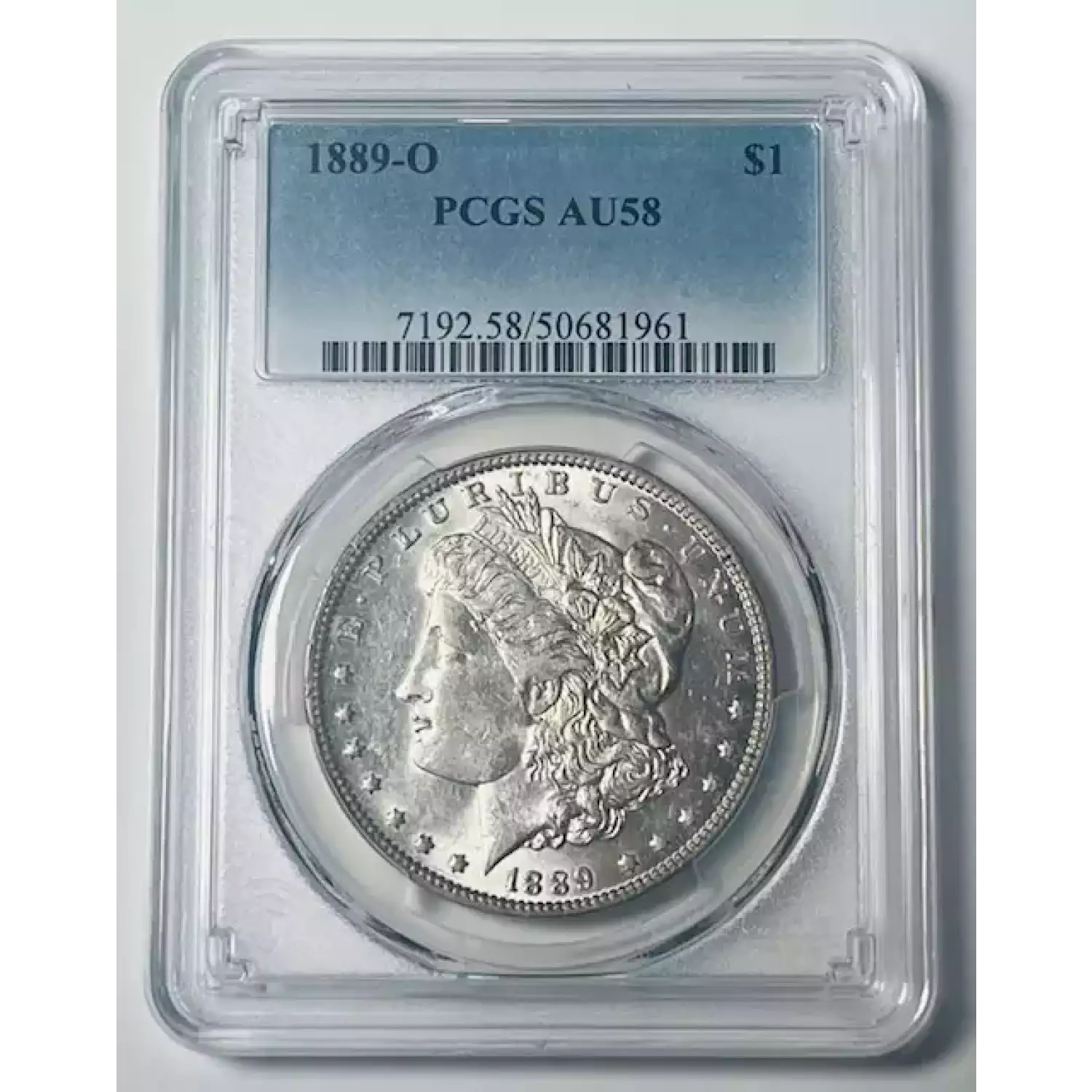 1889-O Morgan Silver Dollar PCGS AU-58 - Bob Paul Rare Coins