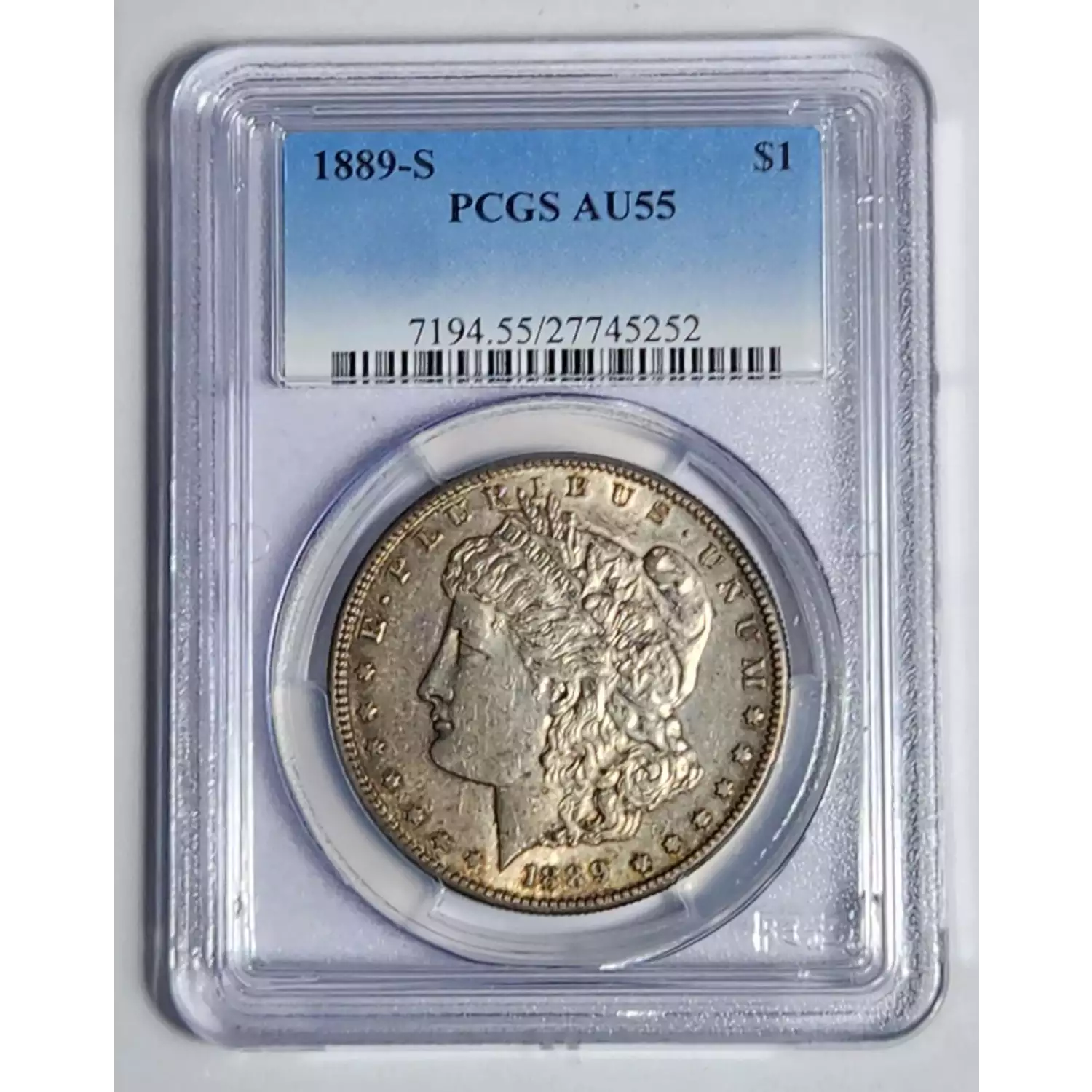 1889-S Morgan Silver Dollar PCGS AU-55 - Bob Paul Rare Coins