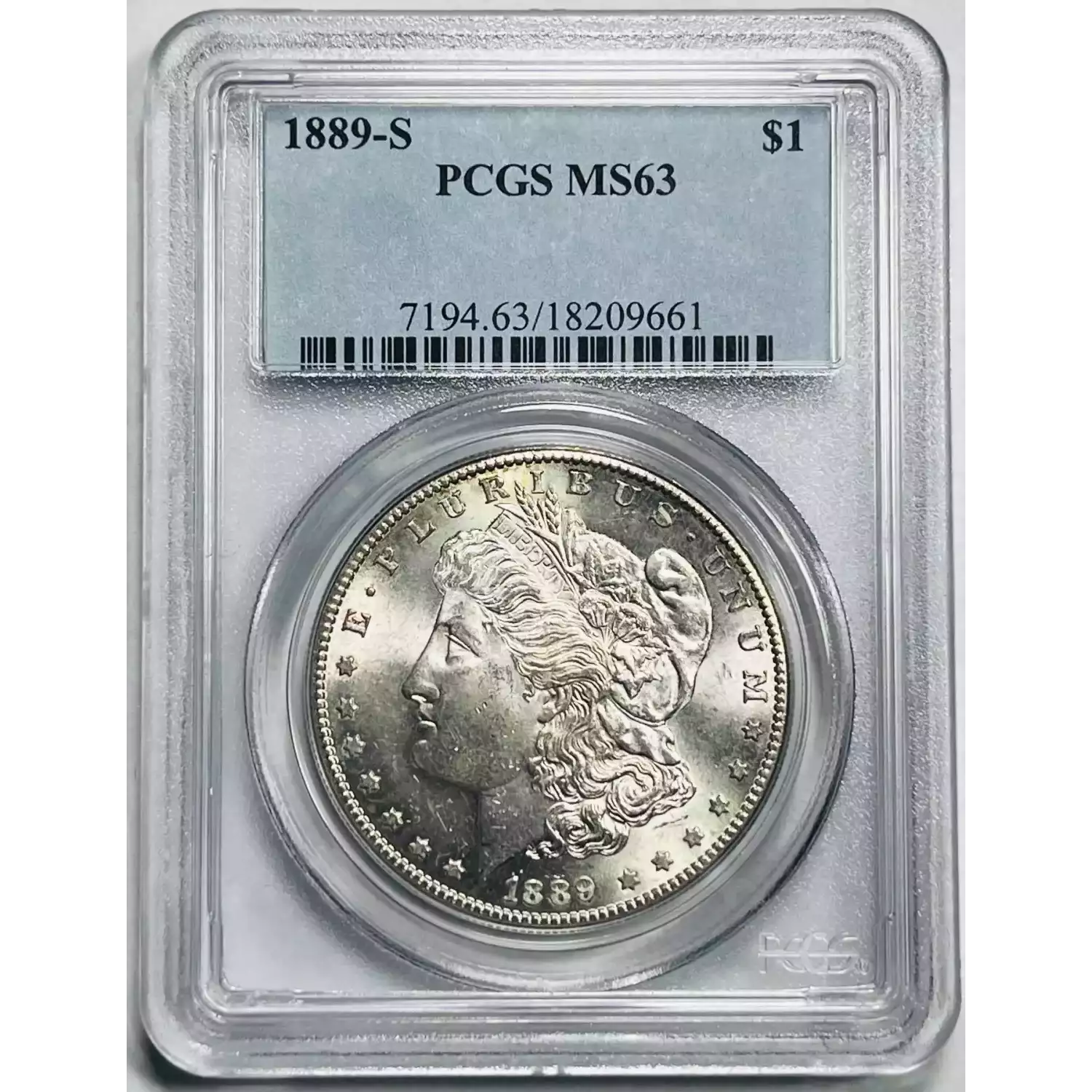 1889-S Morgan Silver Dollar PCGS MS-63 - Bob Paul Rare Coins