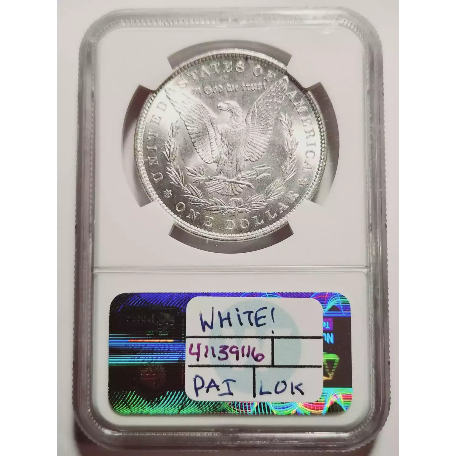 1889 Morgan Silver Dollar NGC MS-62 VAM-22 BAR WING - TOP 100 - WHITE ...