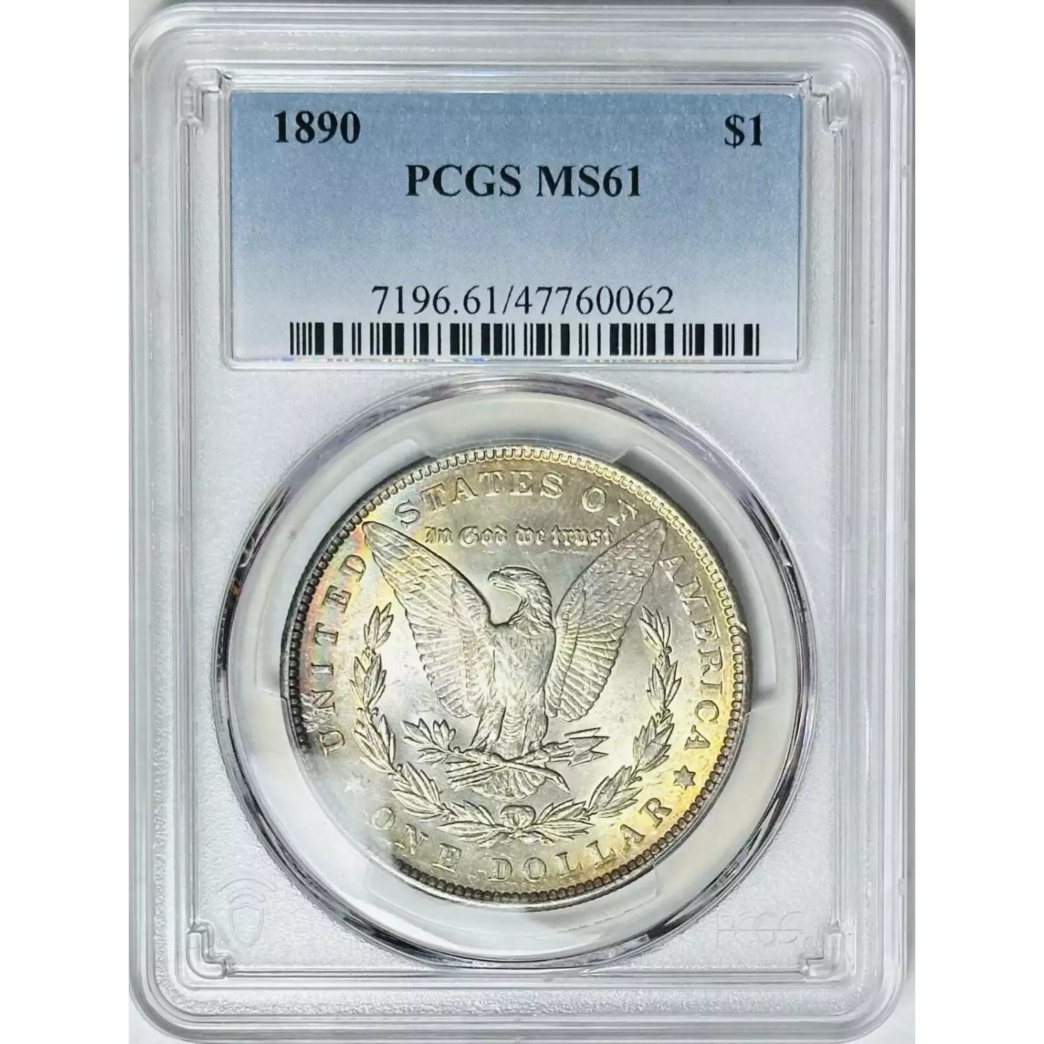 1890 Morgan Silver Dollar PCGS MS-61 - Bob Paul Rare Coins