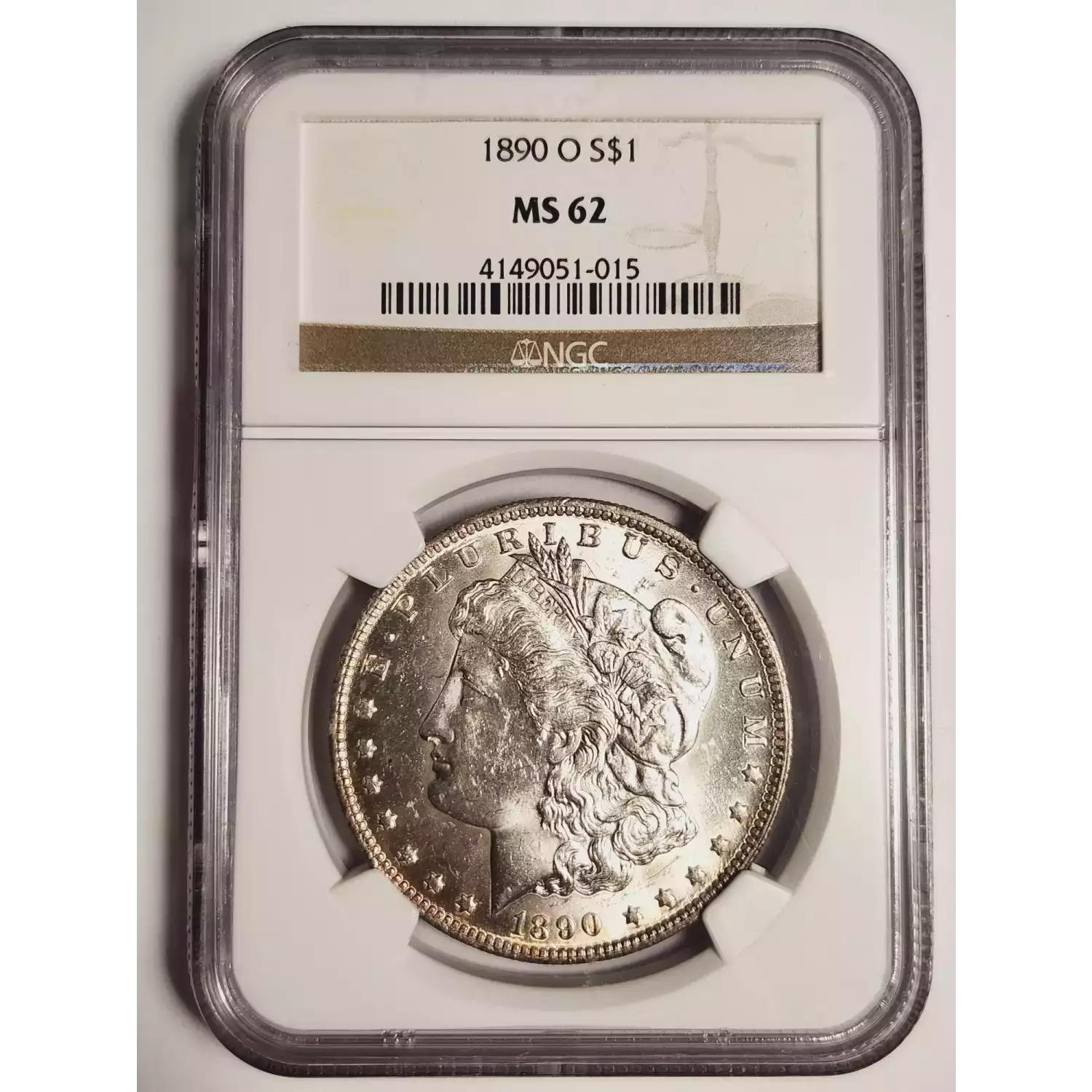 1890-O Morgan Silver Dollar NGC MS-62 - Bob Paul Rare Coins