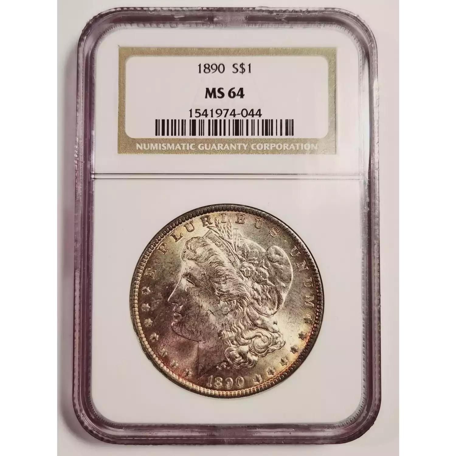 1890 Morgan Silver Dollar NGC MS-64 - Bob Paul Rare Coins