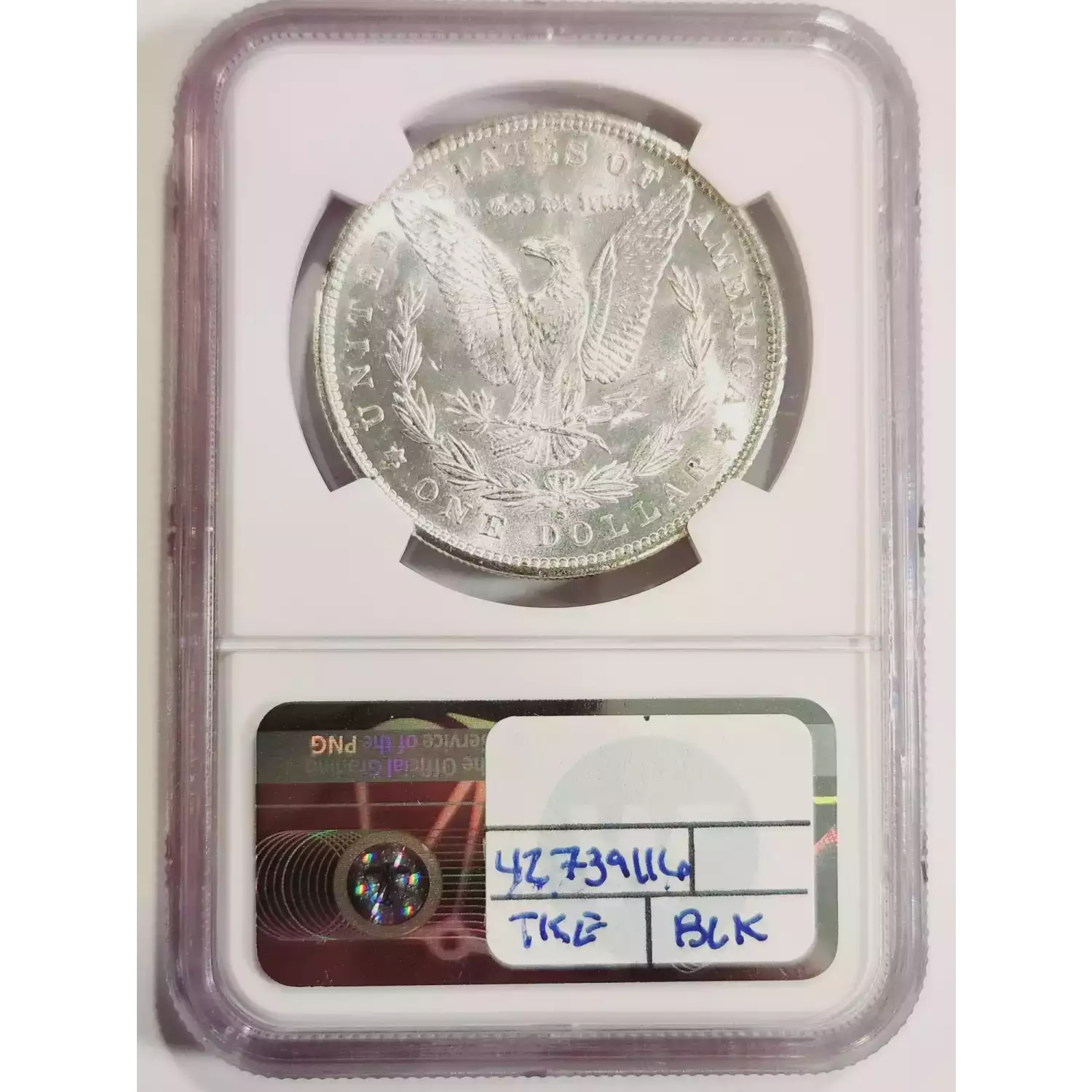 1890-S Morgan Silver Dollar NGC MS-62 Sight White - Bob Paul Rare Coins